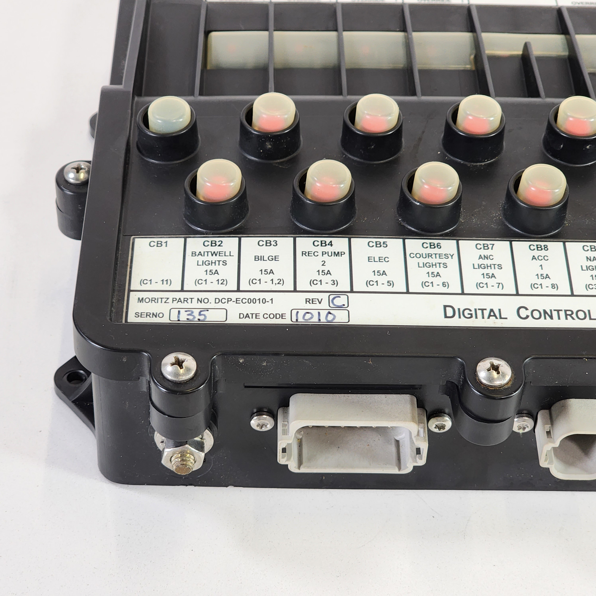Moritz DCP-EC0010-1 Digital Control Processor/Switch Panel with Keypad ...