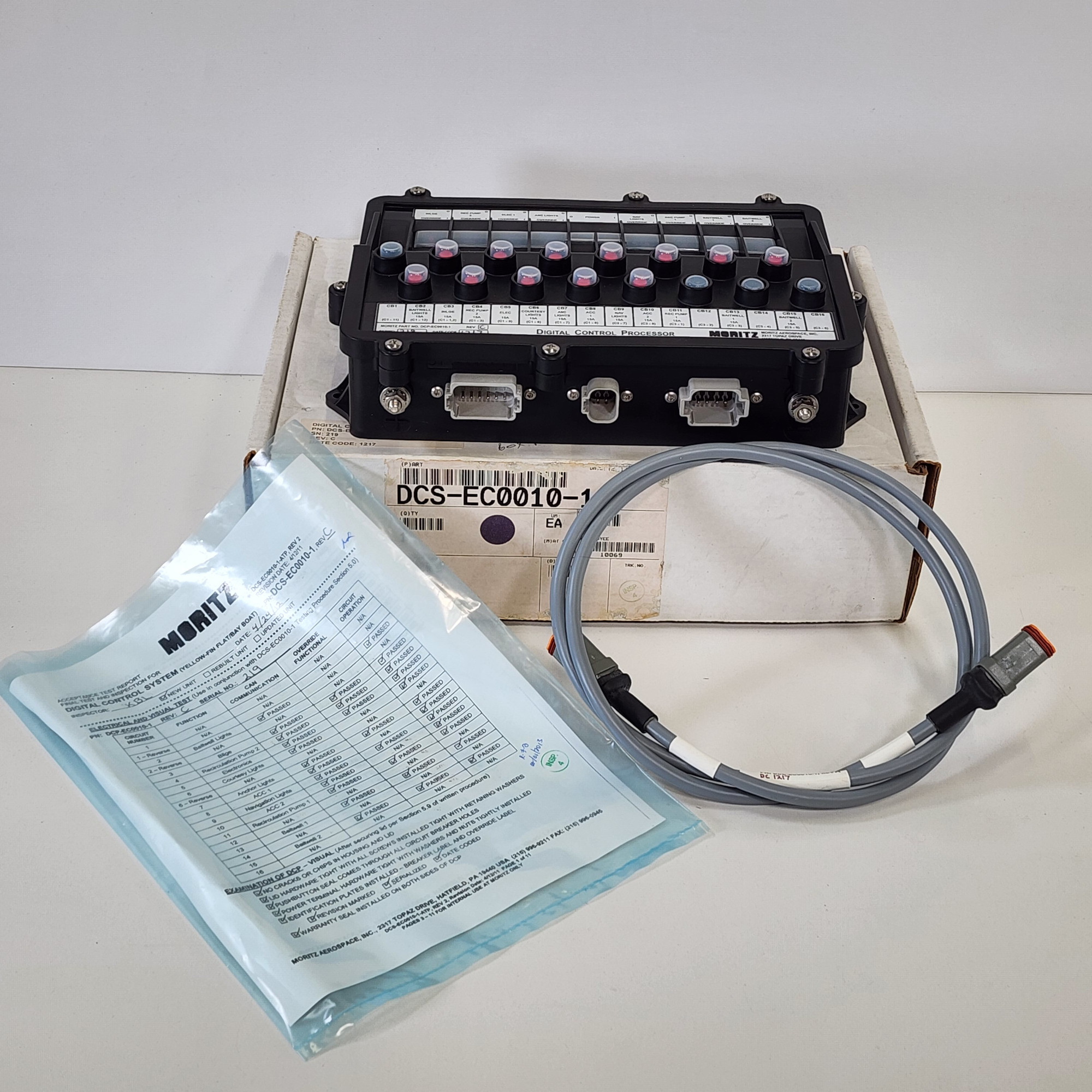 Moritz DCP-EC0010-1 Digital Control Processor/Switch Panel - Tested ...