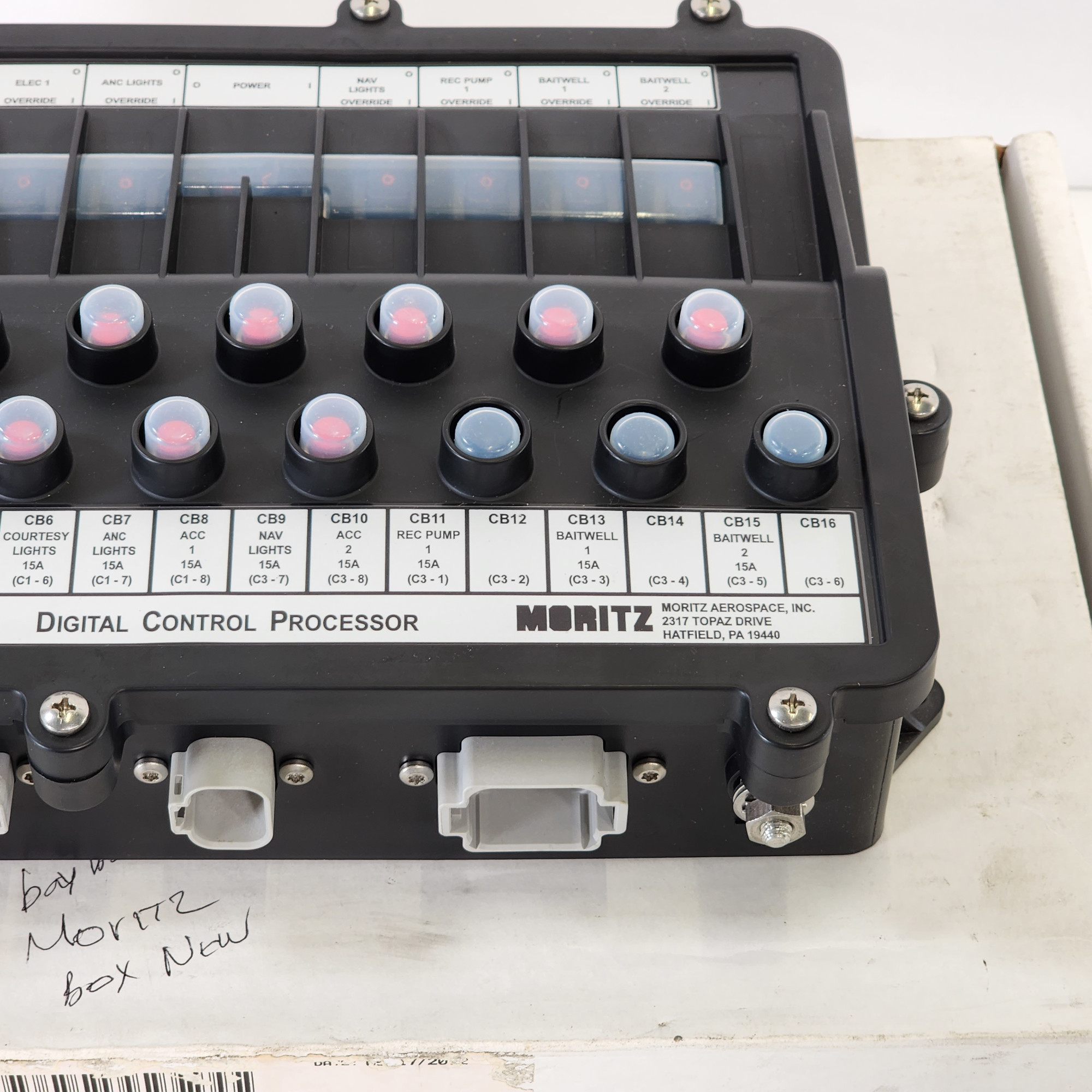 Moritz DCP-EC0010-1 Digital Control Processor/Switch Panel - Tested ...