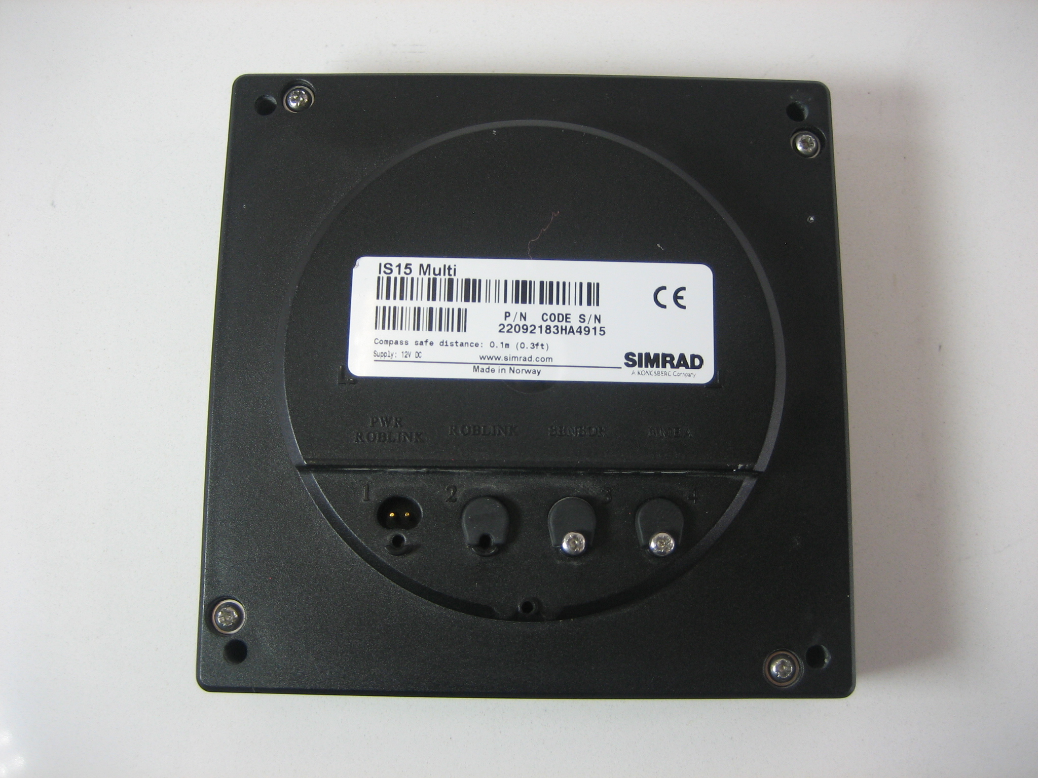 Simrad IS15 Combi Instrument Display-22092167 - Max Marine Electronics