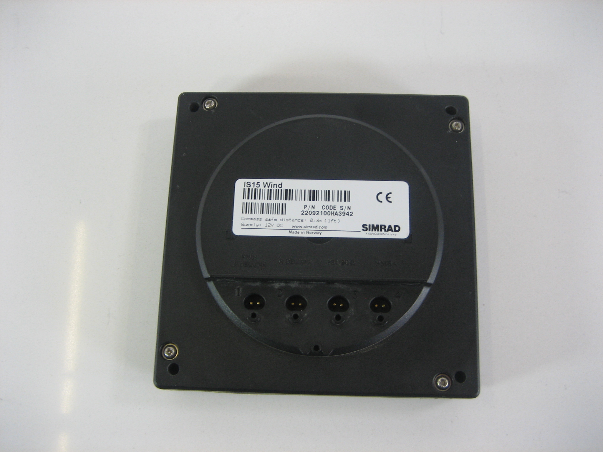 Simrad/IS15 Wind Instrument Display-22092100 - Max Marine Electronics