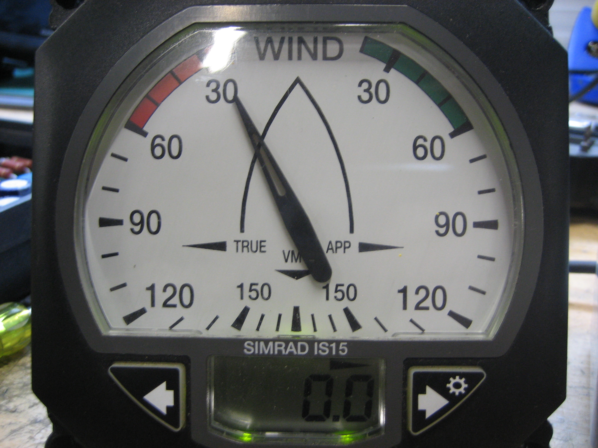 Simrad/IS15 Wind Instrument Display-22092100 - Max Marine Electronics