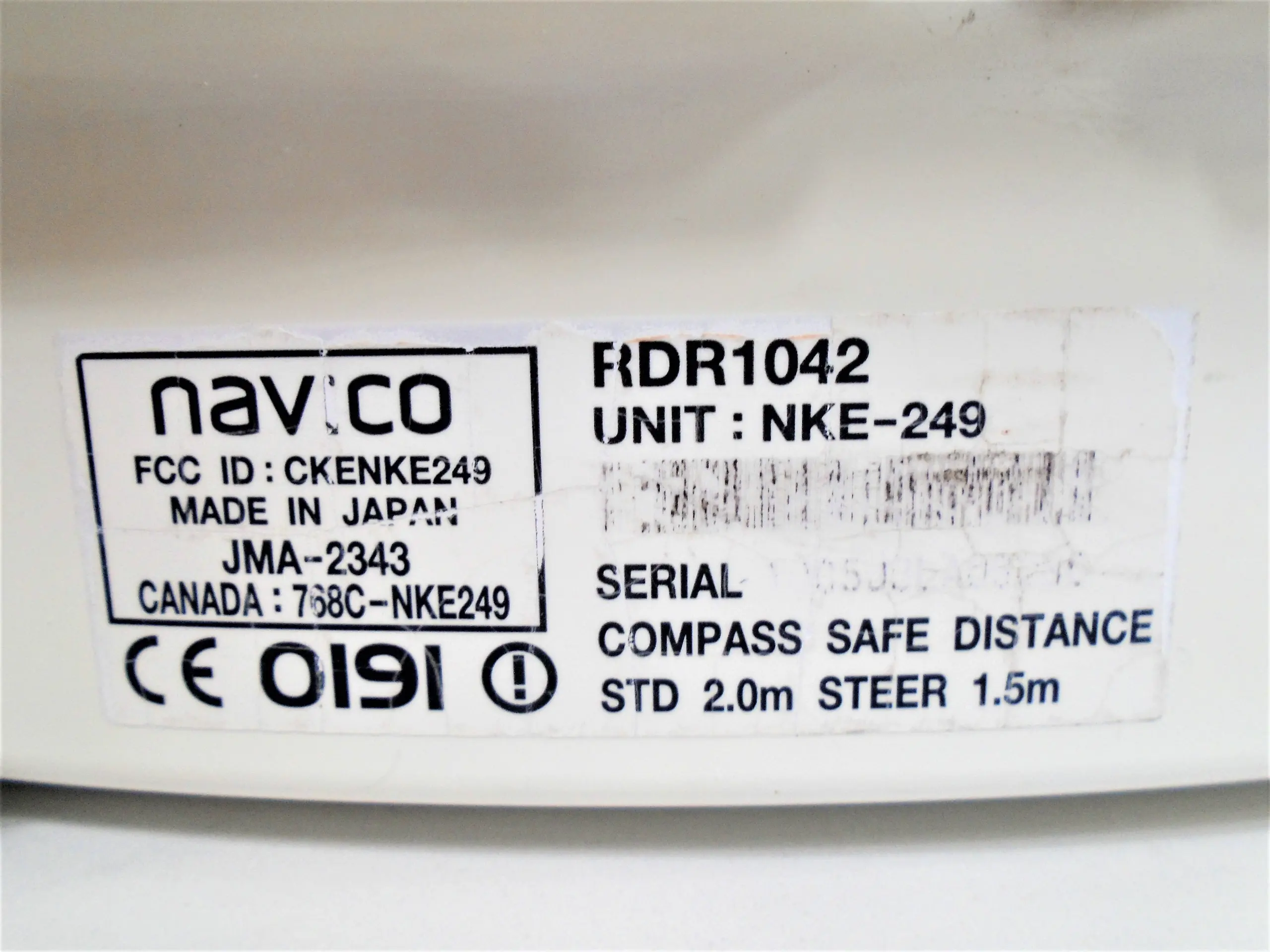 Navico/Simrad/Northstar JRC RDR1042MD NKE-249 JMA-2343 4kw Radome HD ...