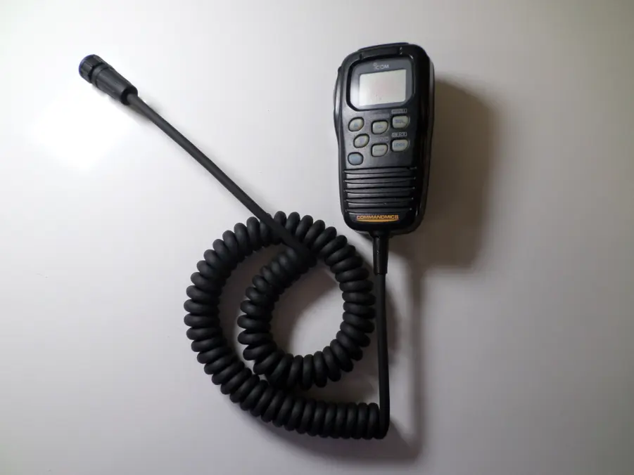 ICOM HM-157B Commandmic II Control Handset for IC-M504/604 VHFs w/ New ...