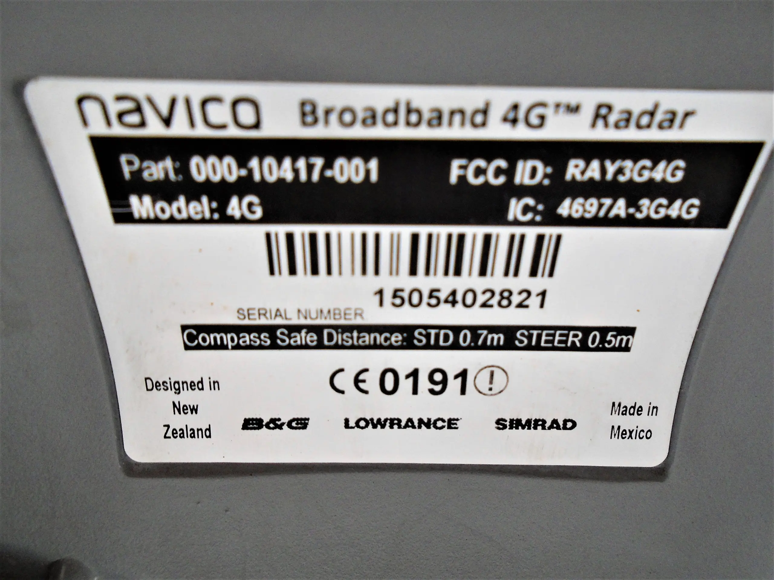 Simrad/Lowrance/Navico/B&G Broadband 4G Radar Dome W Cables & RI10 ...