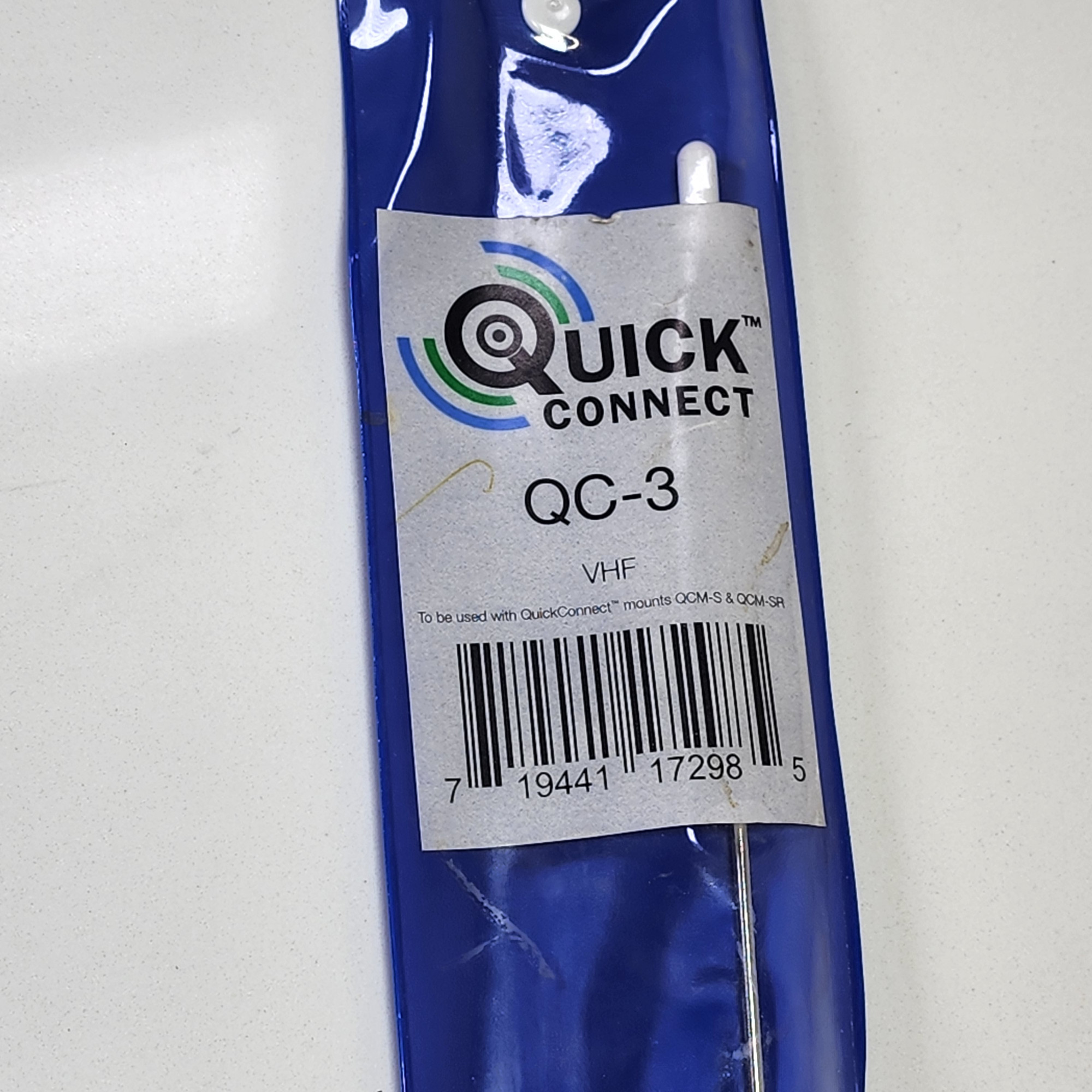 Shakespeare Quick Connect QC-3 3-FT VHF Antenna w/ Chrome Ferrule - New Old Stock - Max Marine ...