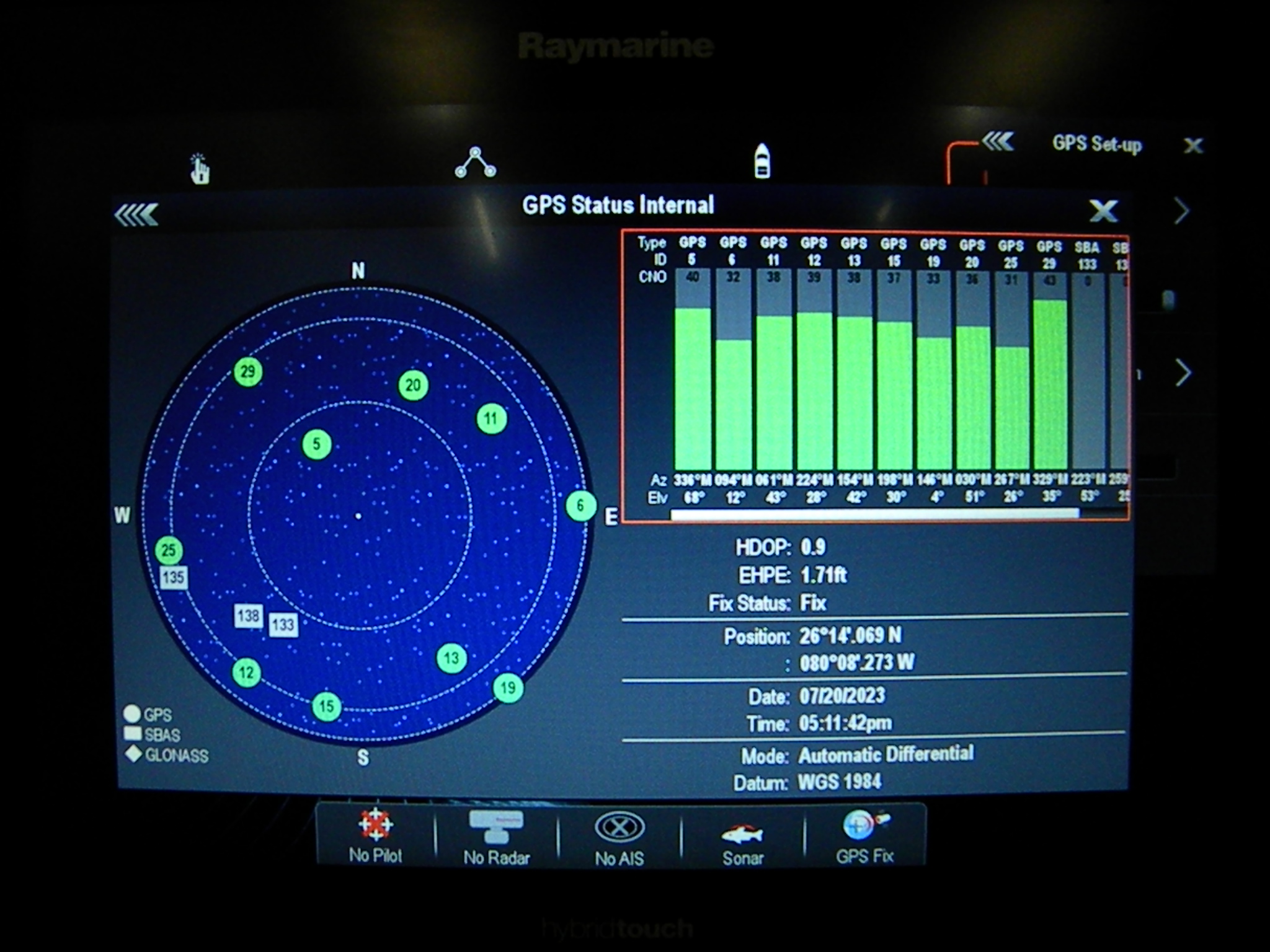 Raymarine eS128 12.1" HybridTouch Multifunction Display w/ Sun Cover ...