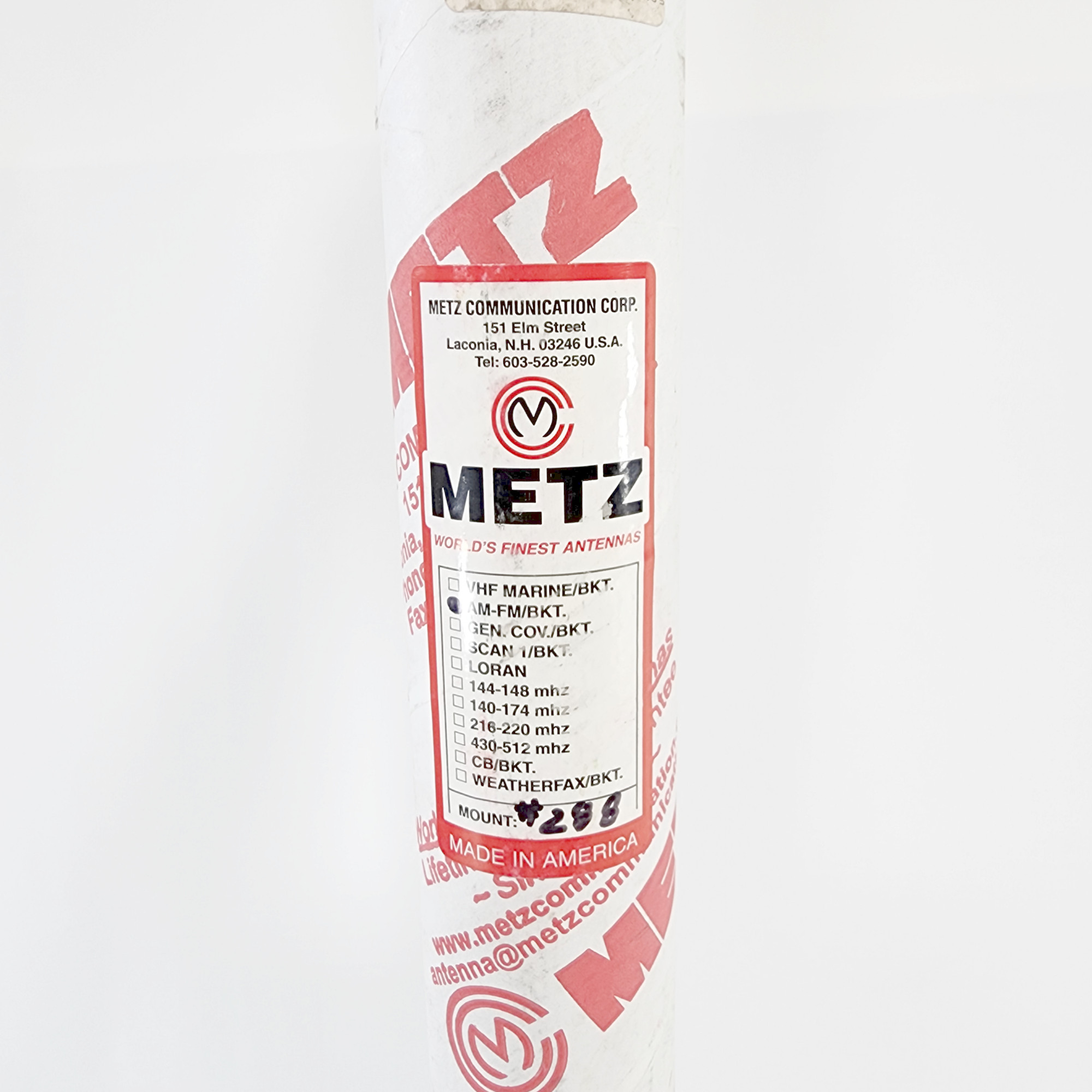 Metz 288 Am Fm 54 Stereo Antenna Broadcast Bands Uhf Male