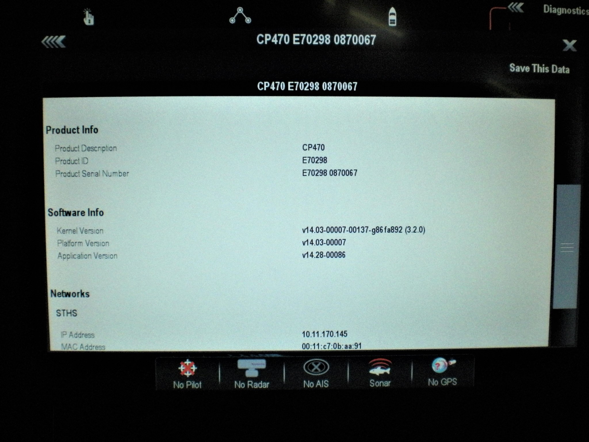 Raymarine CP470 CHIRP Sonar Module w/Cables -E70298- Tested & Updated ...