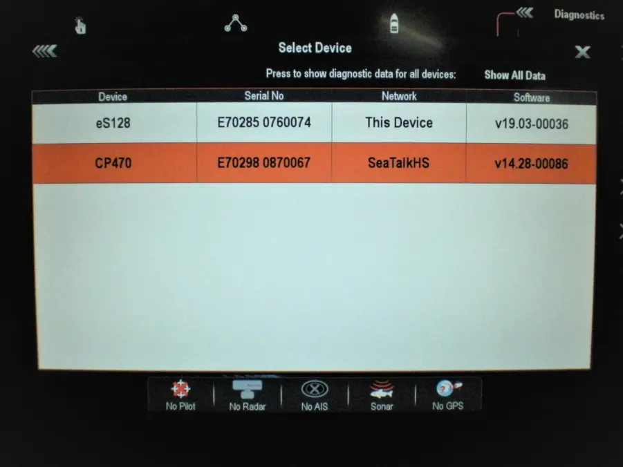 Raymarine CP470 CHIRP Sonar Module w/Cables -E70298- Tested & Updated ...