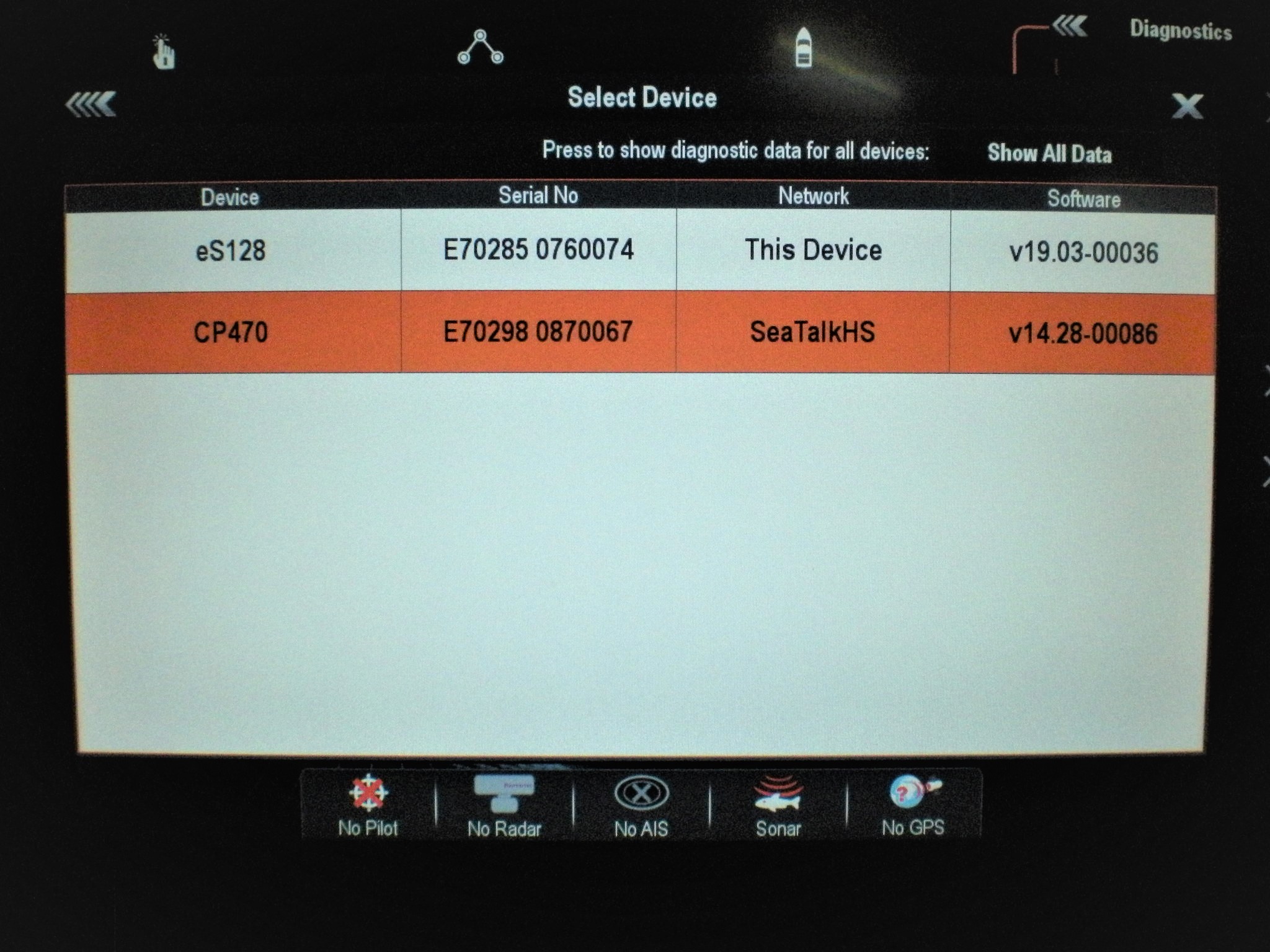 Raymarine CP470 CHIRP Sonar Module w/Cables -E70298- Tested & Updated ...