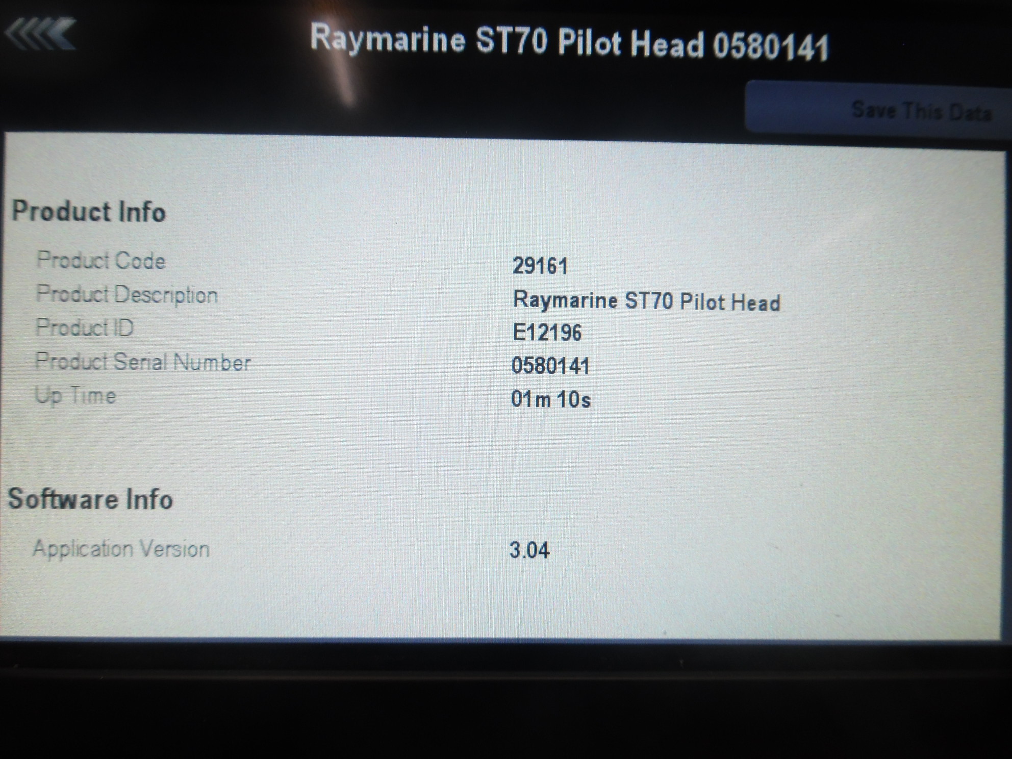 Raymarine ST70-E12196-Marine Autopilot Control Head - Max Marine ...