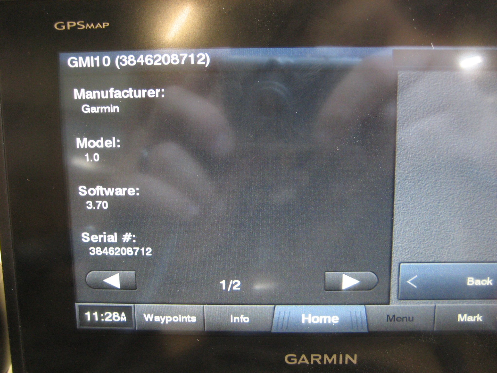 Garmin GMI10 NMEA2K Instrument Display - Max Marine Electronics