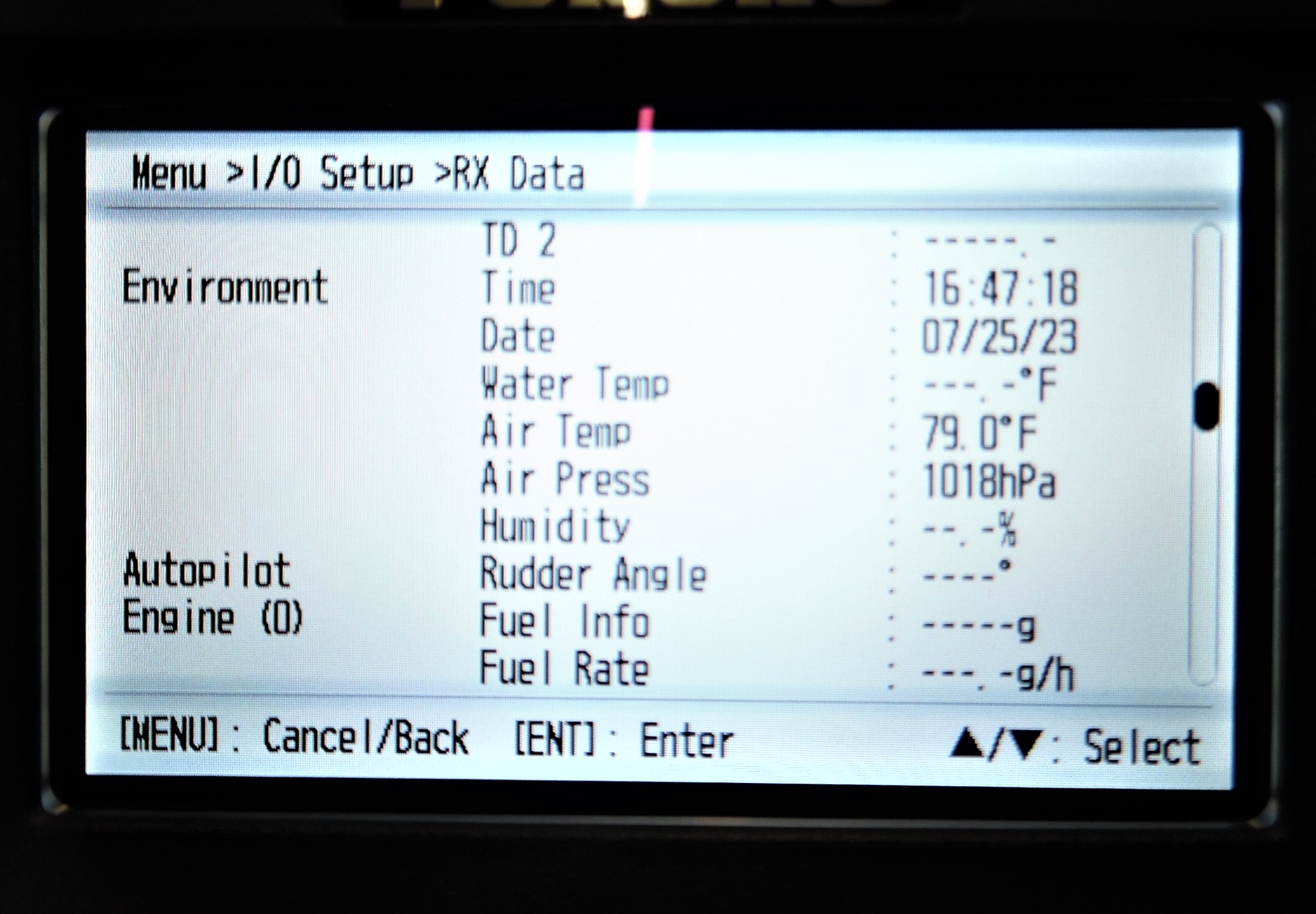 Furuno RD-33 Navigational Data Organizer N2K Display w/Accessories ...