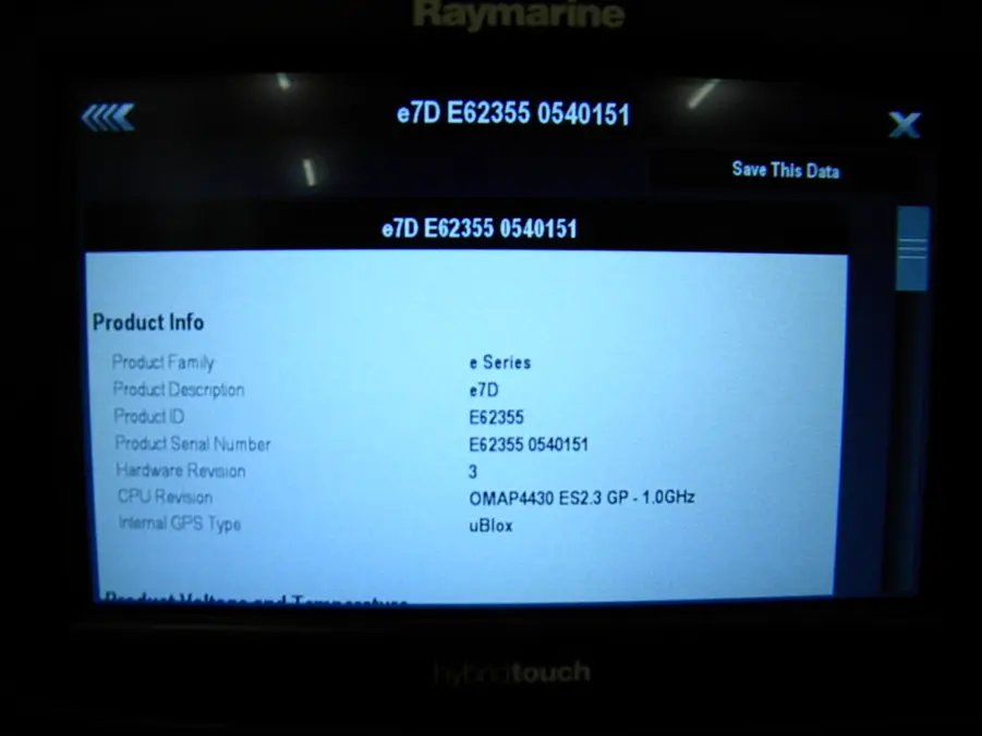 Raymarine e7D 7" HybridTouch MultiFunction Display w/Sun Cover-Internal ...