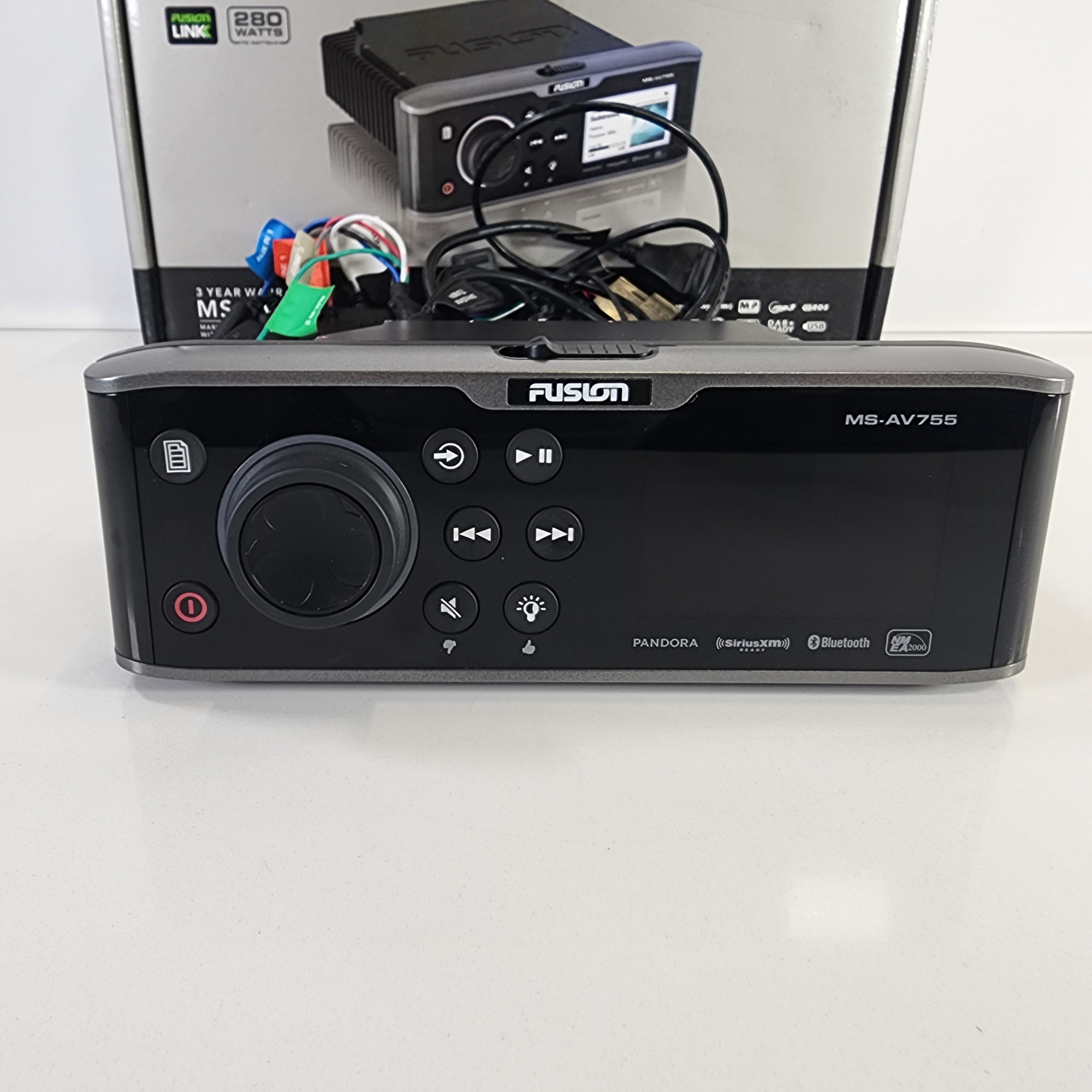Fusion MS-AV755 AM/FM Stereo DVD/CD Player w/ BT and FusionLink ...