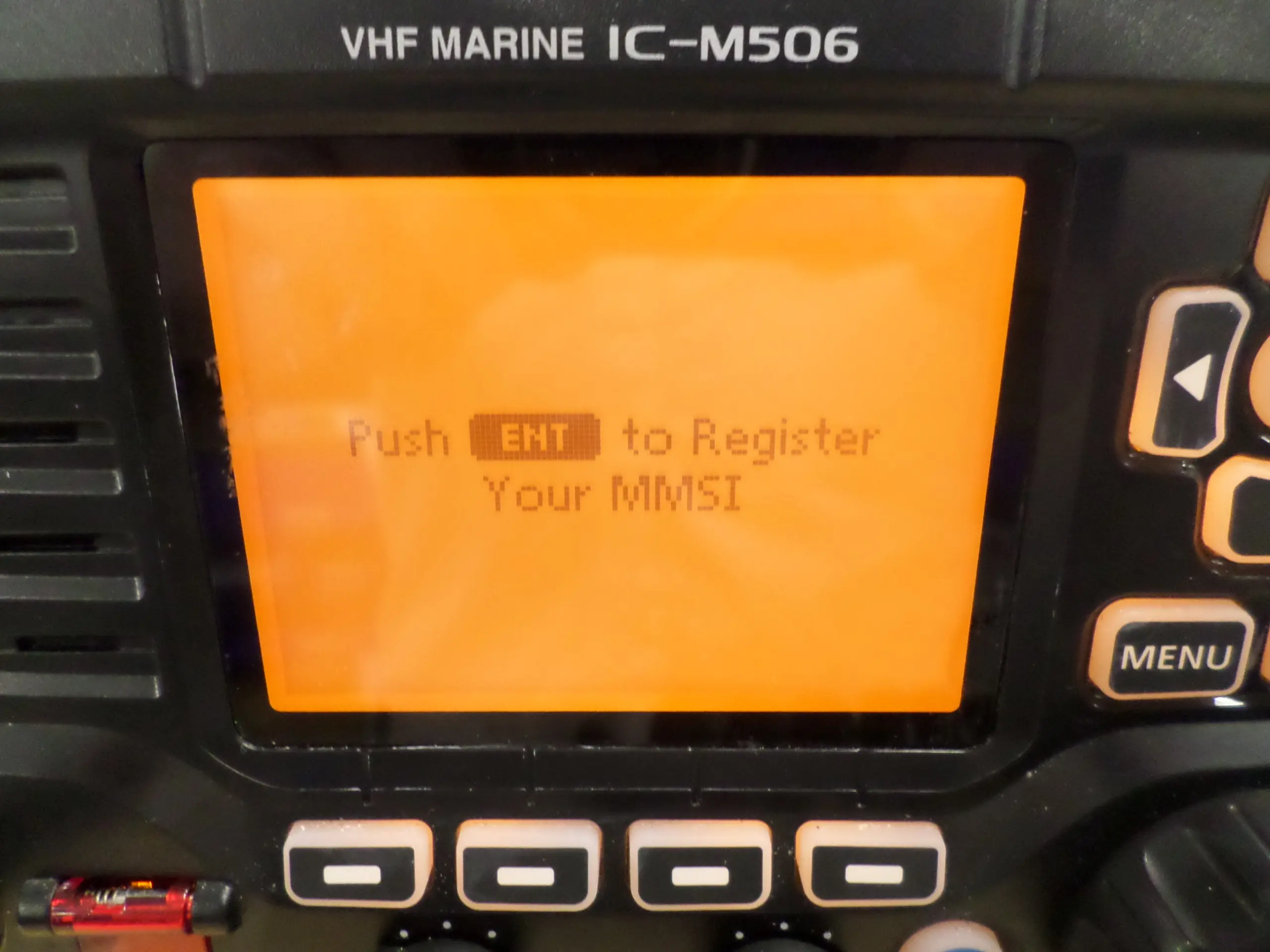 Icom IC-M506 Marine VHF with HM-205B Mic - Fully Tested - Max Marine ...