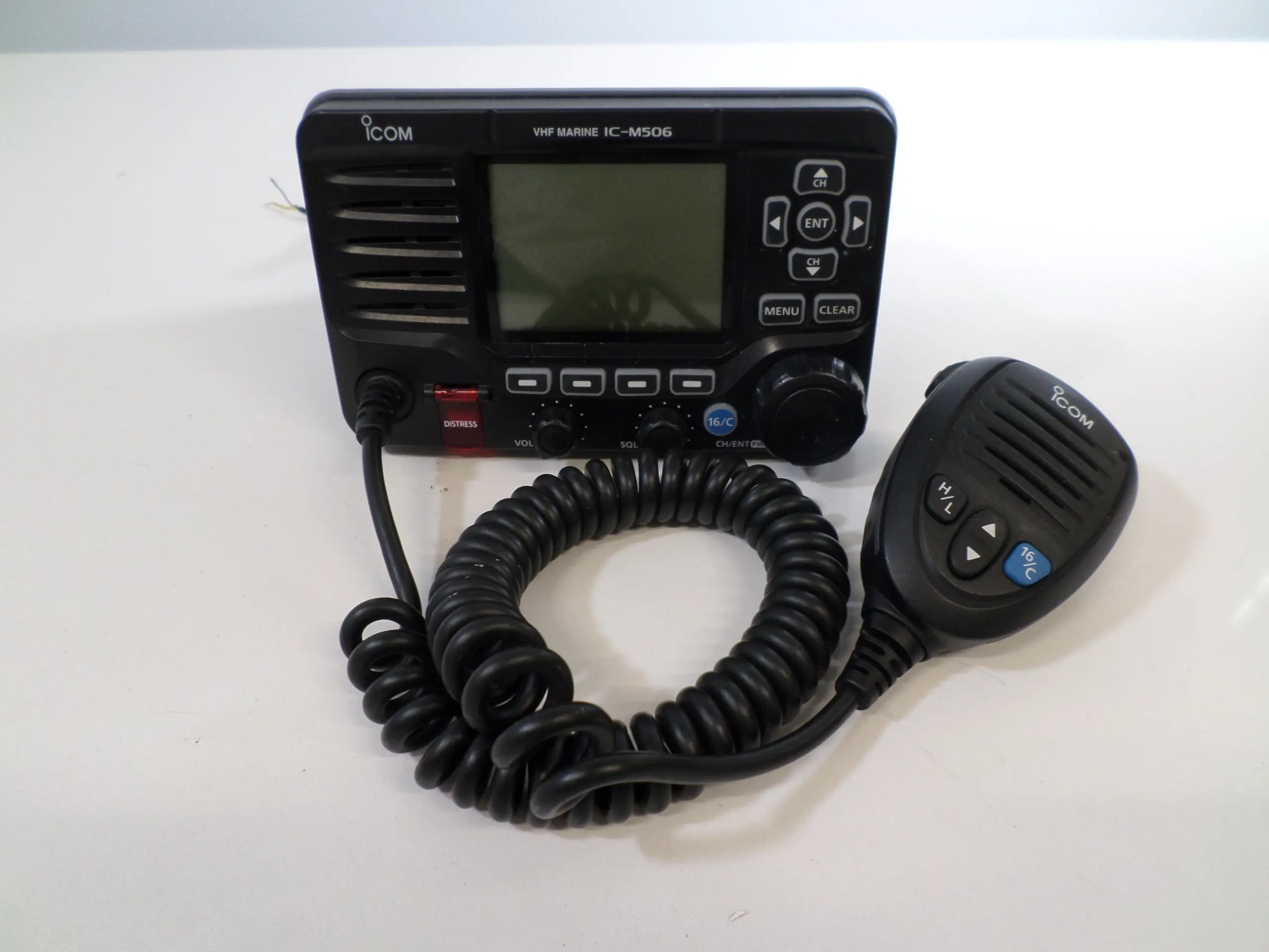 Icom IC-M506 Marine VHF with HM-205B Mic - Fully Tested - Max Marine ...