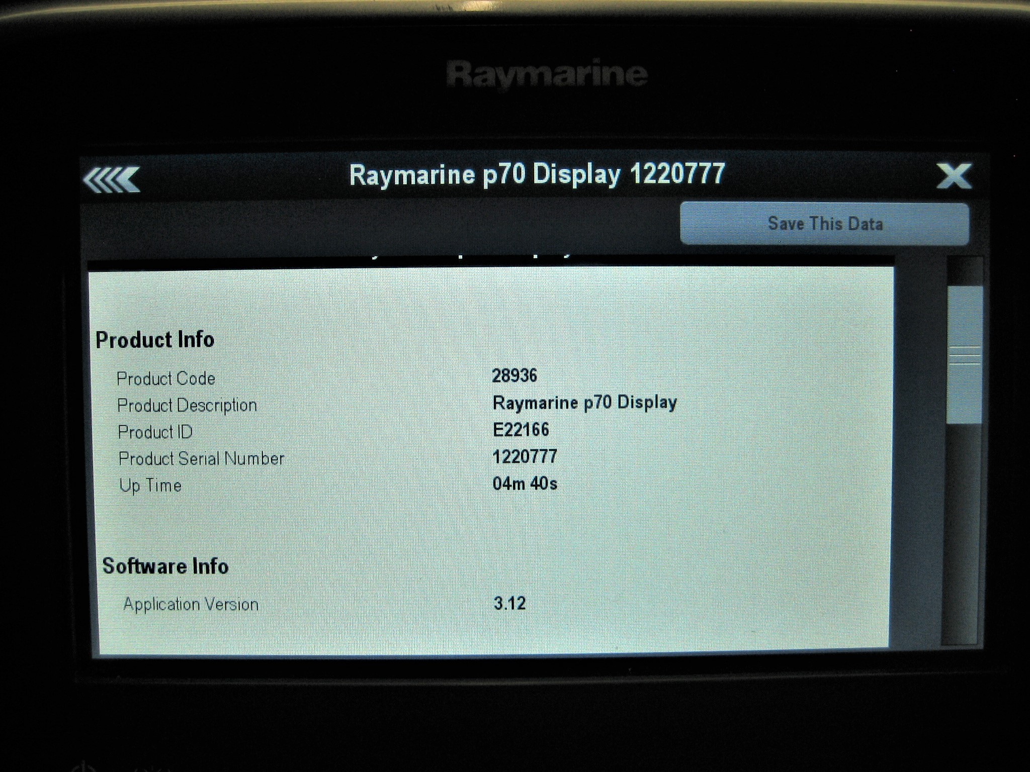 Raymarine-P70-Color Seatalk NG Autopilot Display -E22166 - Max Marine ...