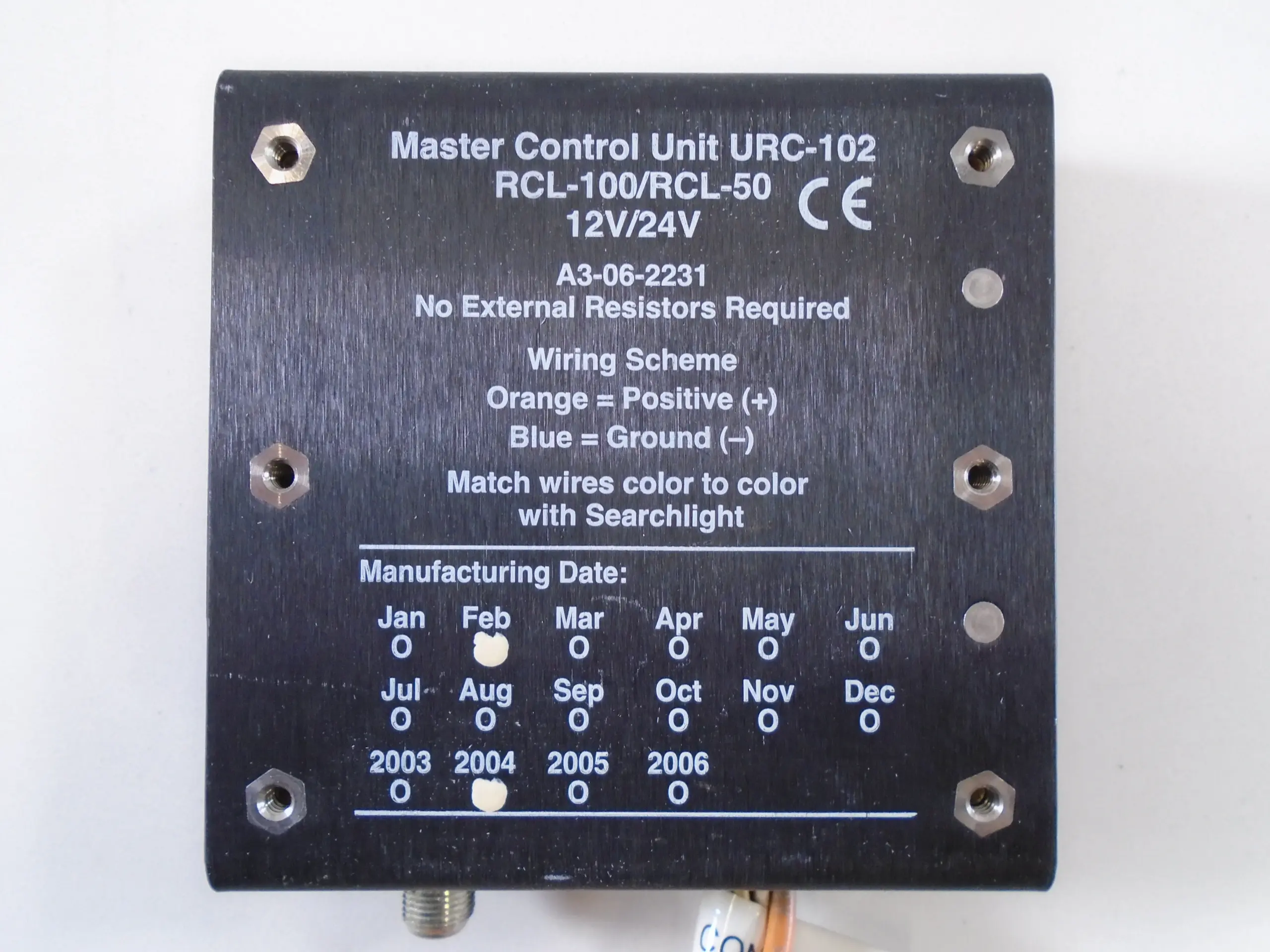 ACR RCL-100D Remote Control Search Light TESTED GOOD -24 volt- Max ...