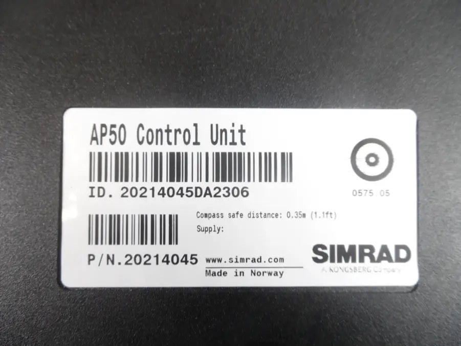 Simrad AP50 Control Head f/J50 Autopilot System TESTED - Max Marine ...