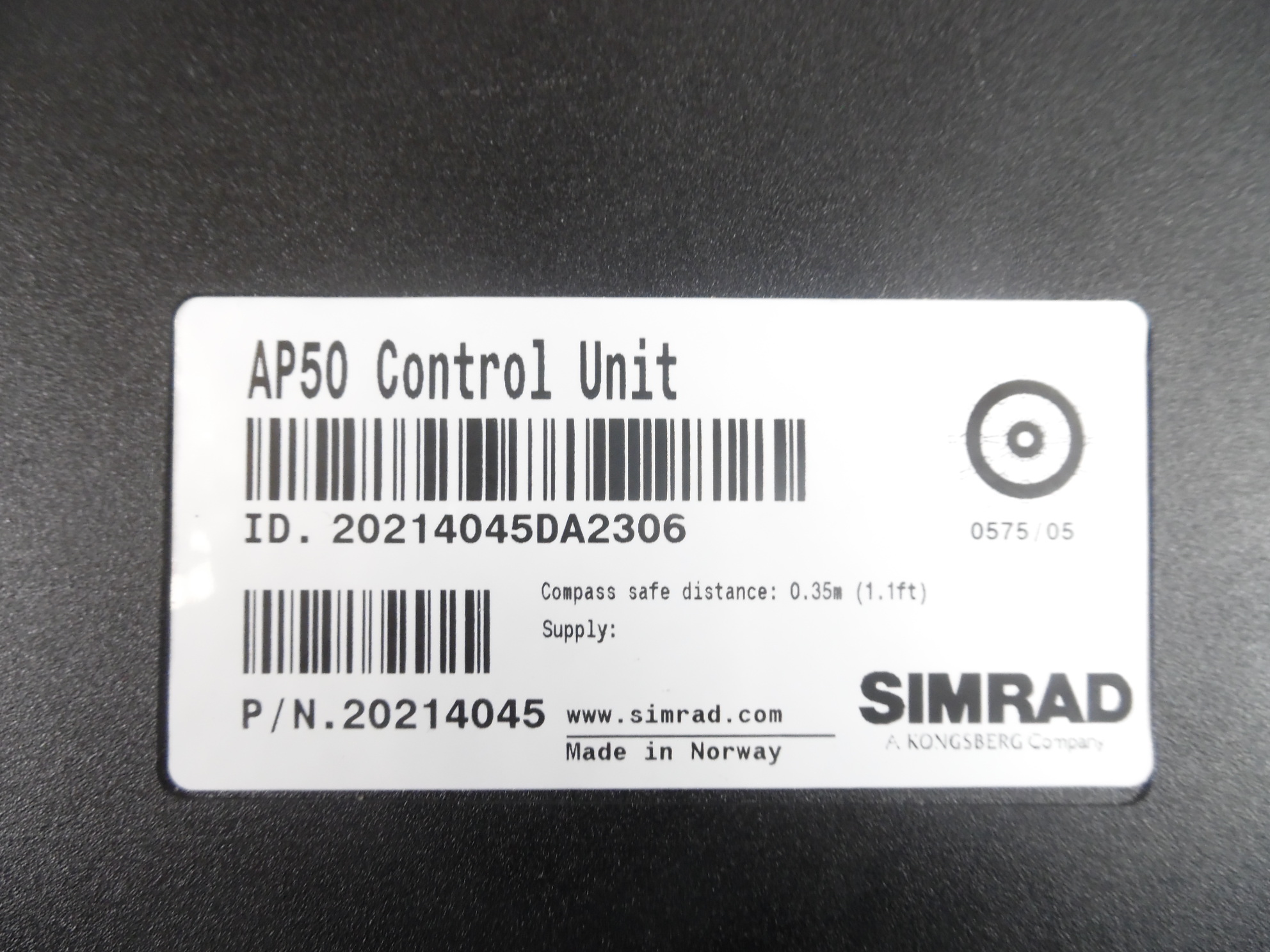 Simrad AP50 Control Head f/J50 Autopilot System TESTED - Max Marine ...