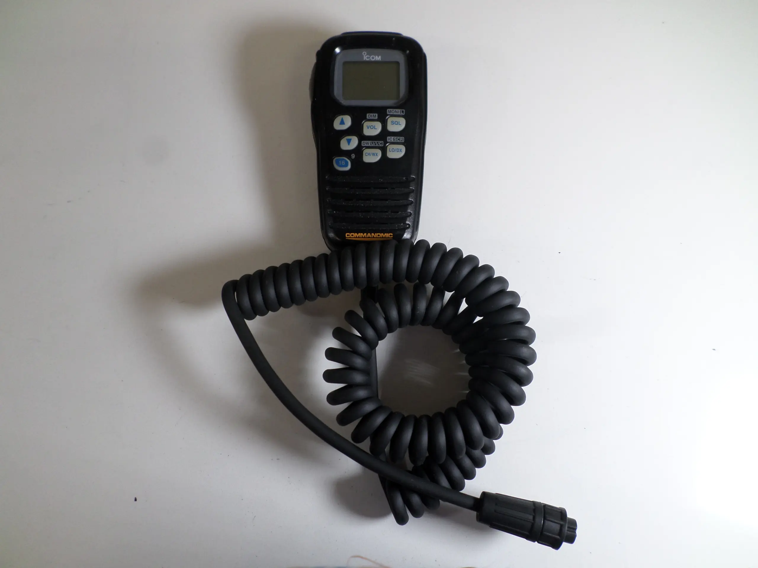 ICOM HM-127B CommandMic w/ Rebuilt Cable- Excellent Condition - Max ...