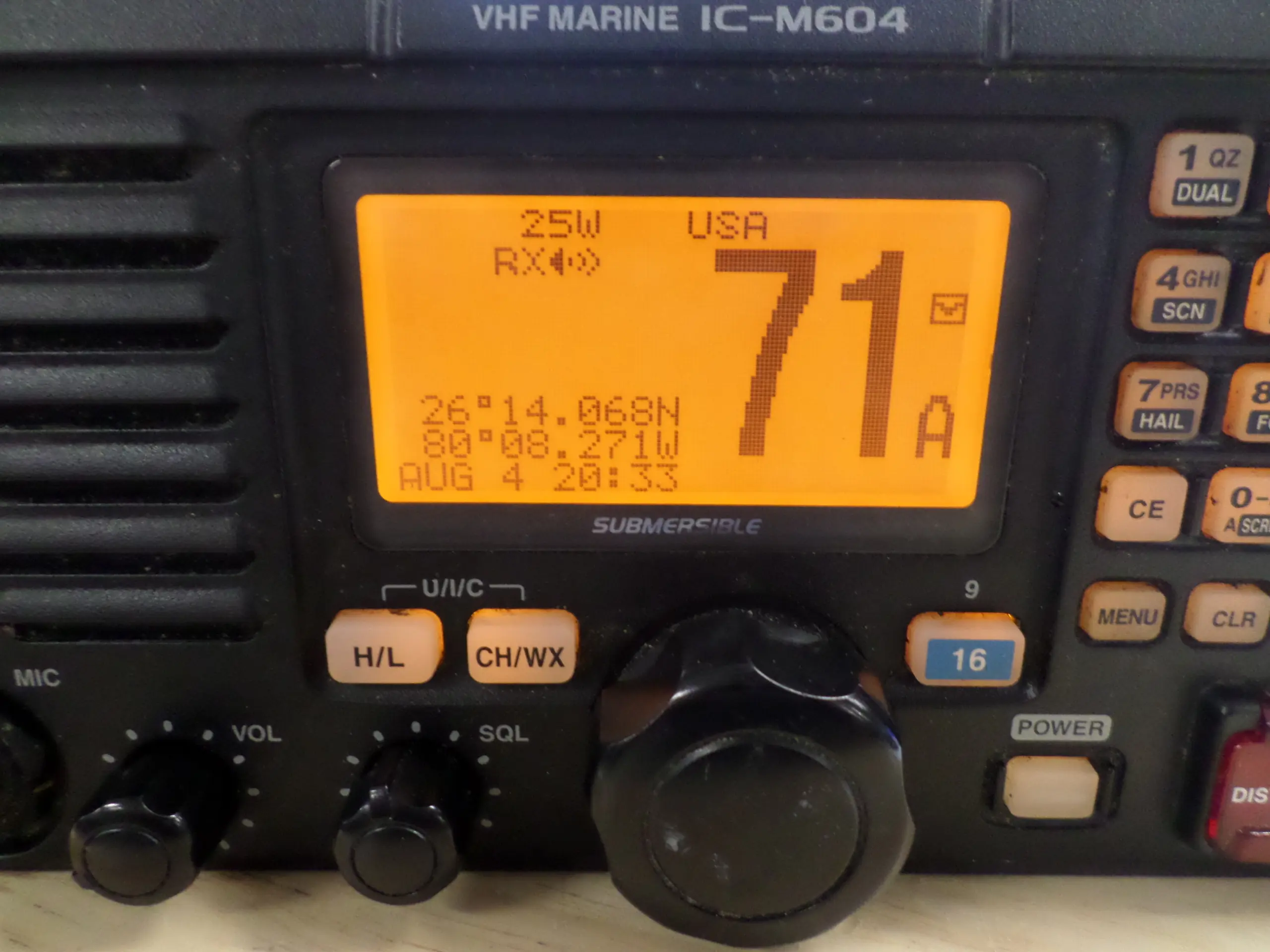 Icom IC-M604 Marine VHF Transceiver - Fully Tested - Good Condition ...
