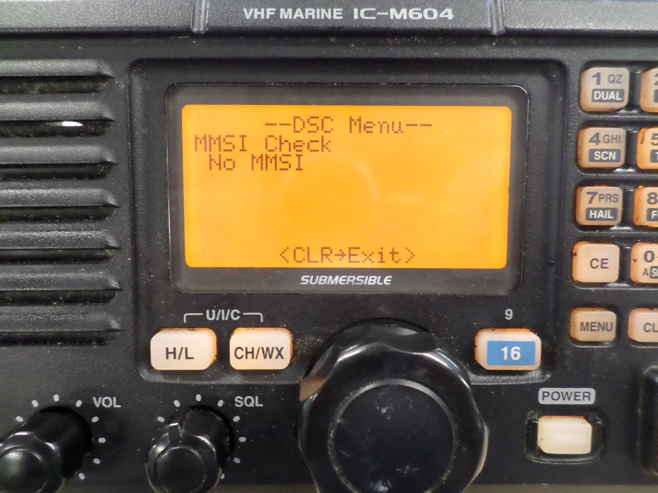 Icom IC-M604 Marine VHF Transceiver - Fully Tested - Good Condition ...