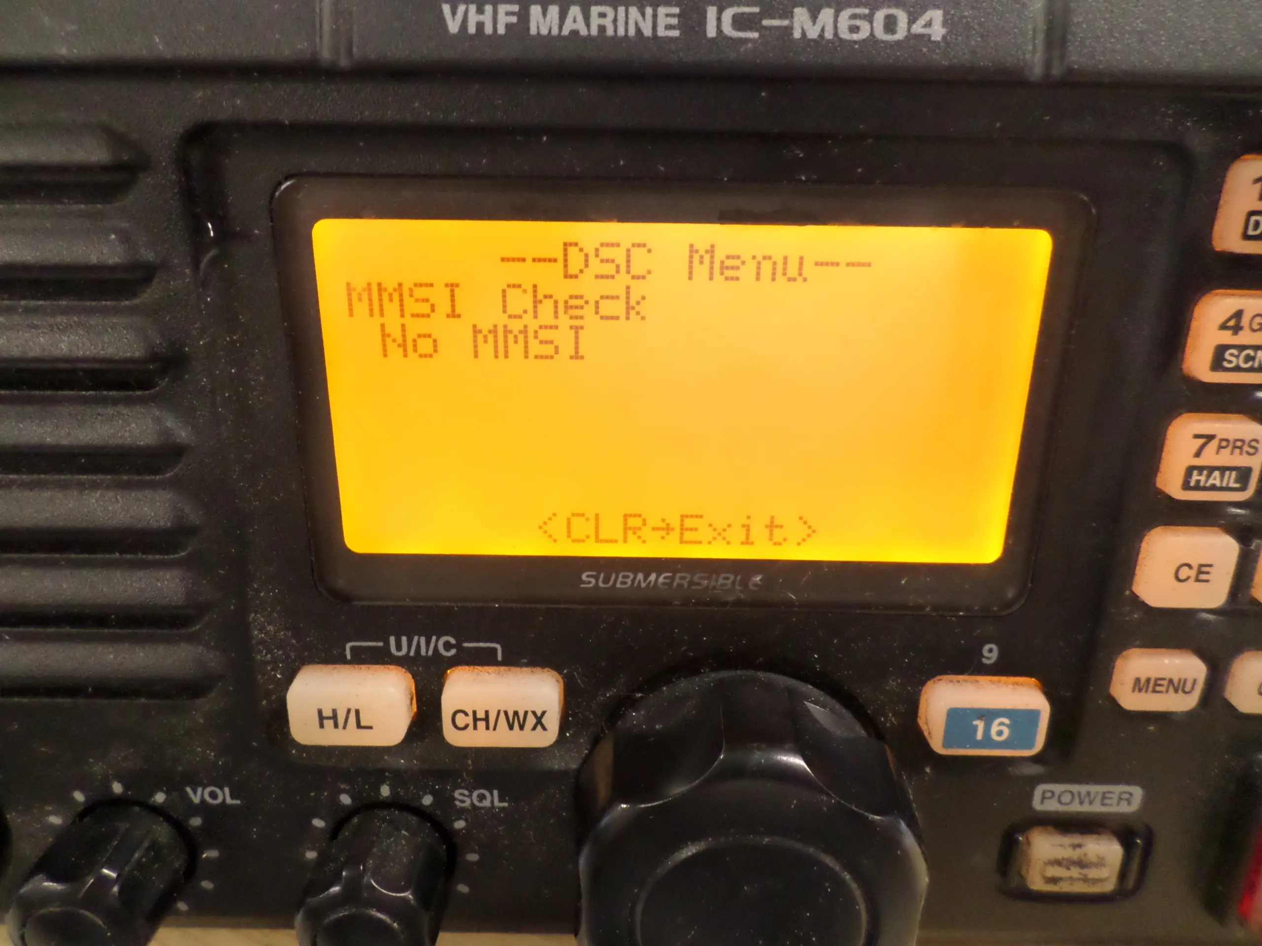 Icom IC-M604 Marine VHF Transceiver - Fully Tested - Good Condition ...