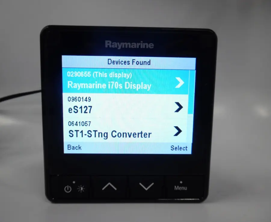 Raymarine i70 Multifunction Instrument Display with Sun Cover & Cable ...