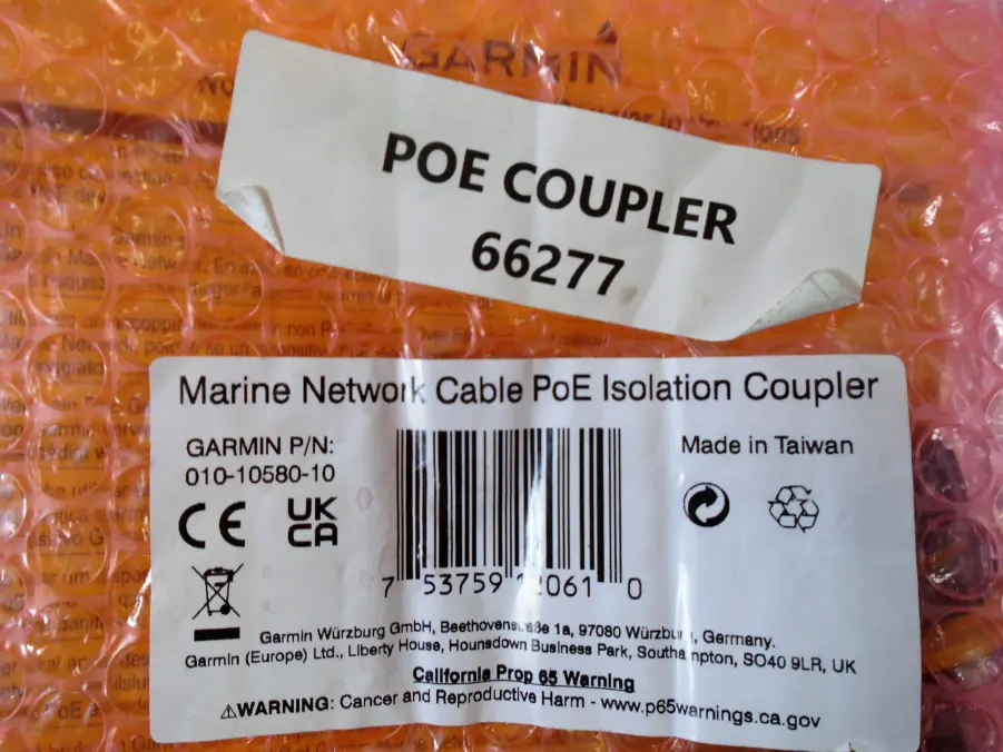 Garmin Marine Network PoE Isolation Coupler NEW 010-10580-10 - Max ...