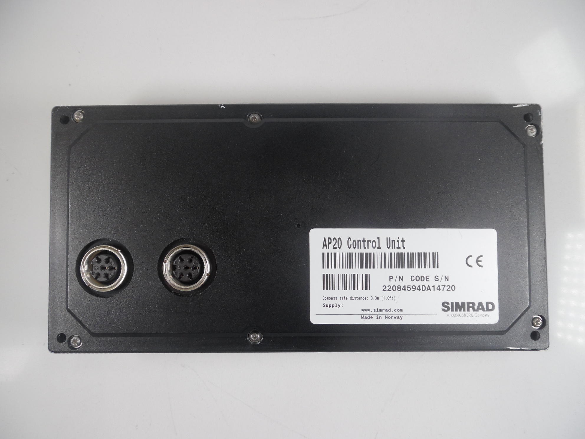 Simrad AP20 Autopilot Control Head-22084594 - Max Marine Electronics