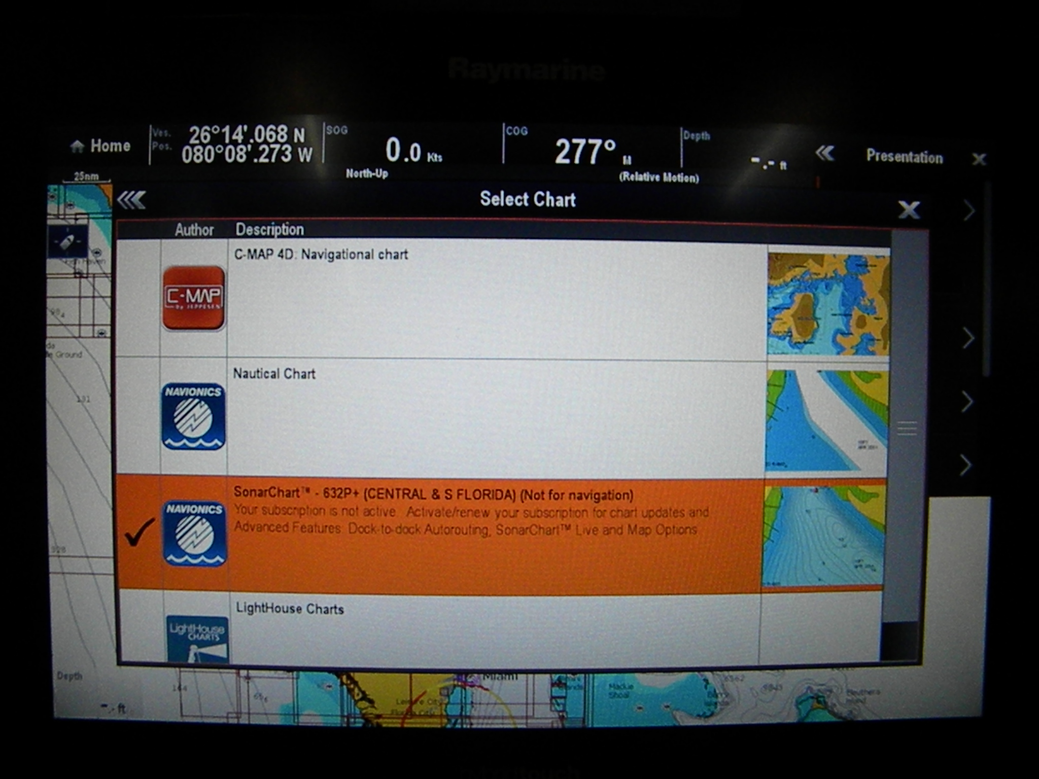 Navionics Platinum+ Central & South Florida MicroSD 8GB MSD/632P ...