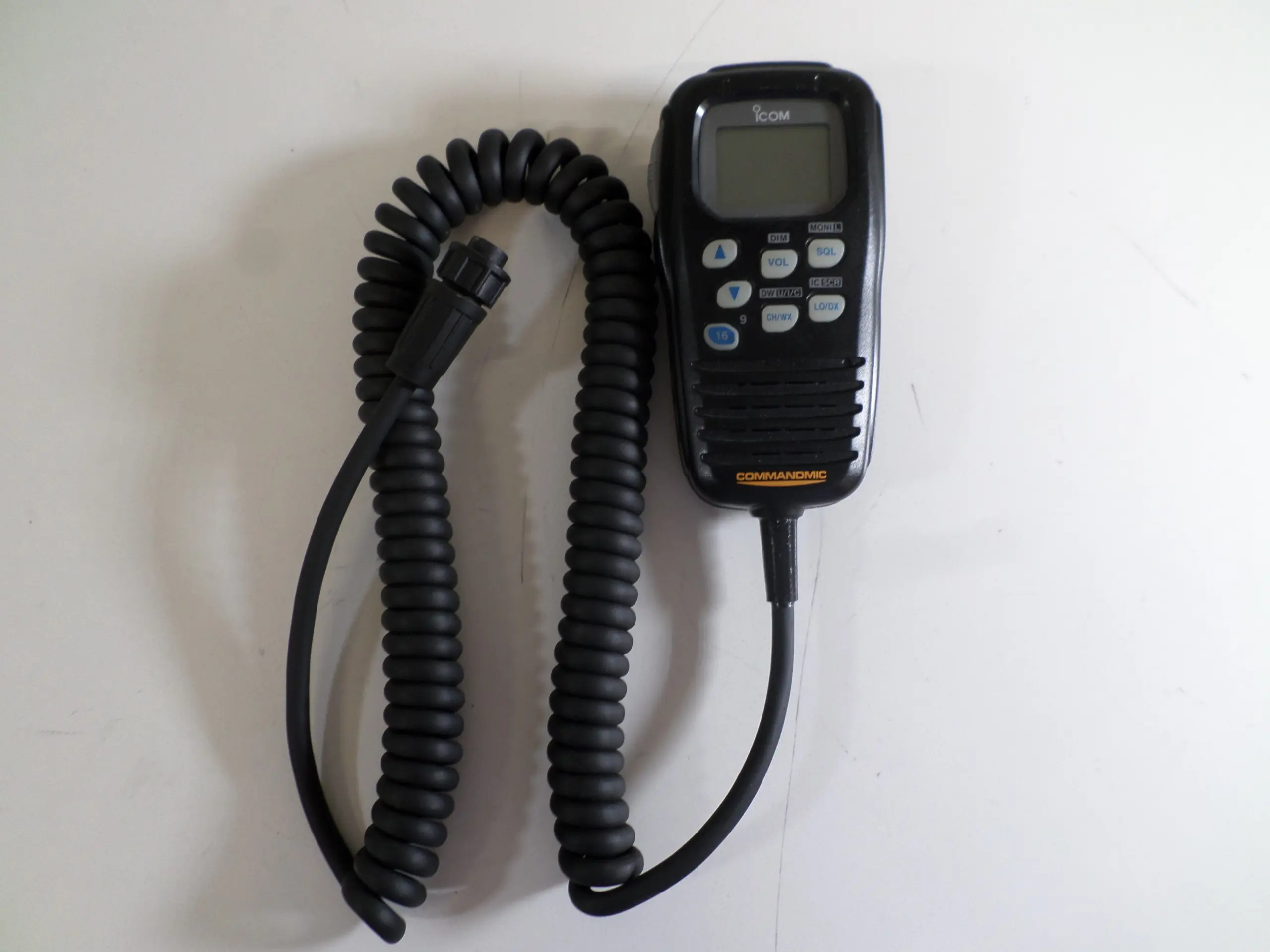 ICOM HM-127B CommandMic with Rebuilt Cable- Excellent Condition - Max ...