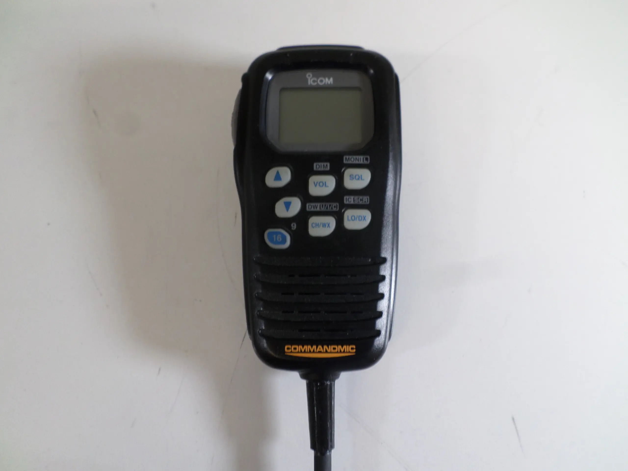 ICOM HM-127B CommandMic with Rebuilt Cable- Excellent Condition - Max ...