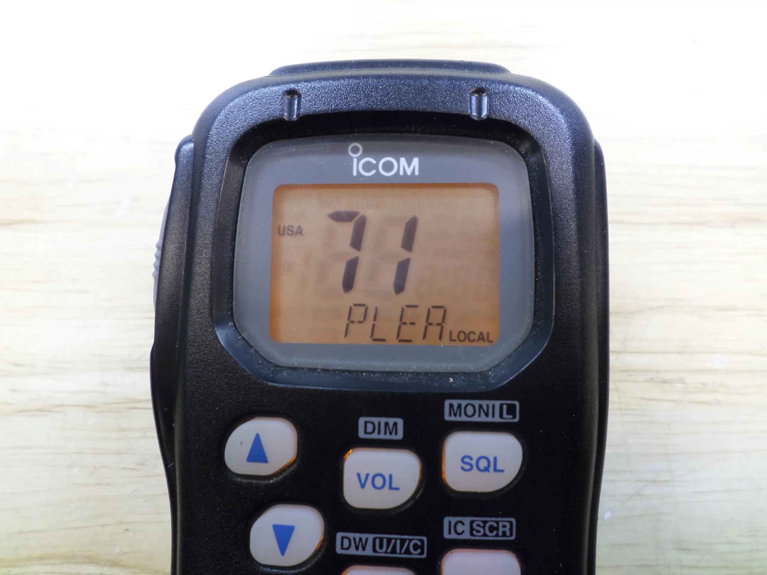 ICOM HM-127B CommandMic for M422/504/602/604 Marine VHF - Excellent ...