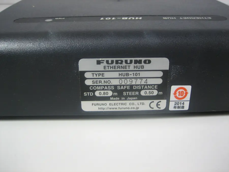 Furuno HUB-101 - Interswitch Hub F/ NavNet 3D TZtouch Ethernet w/ cable ...