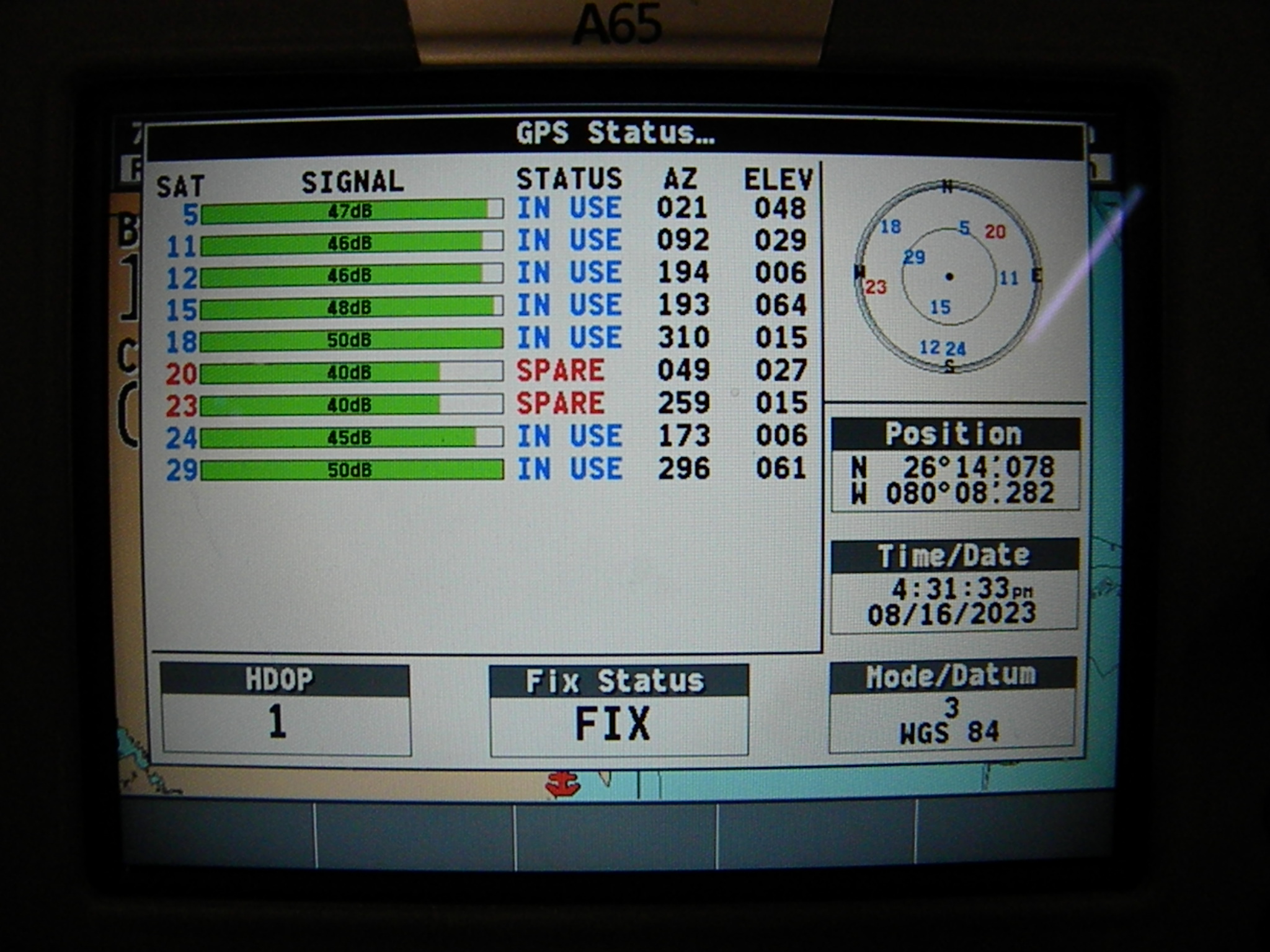 Raymarine Raystar RS12 GPS Antenna f/A-Series Classic A60 & A65 MFD’s ...