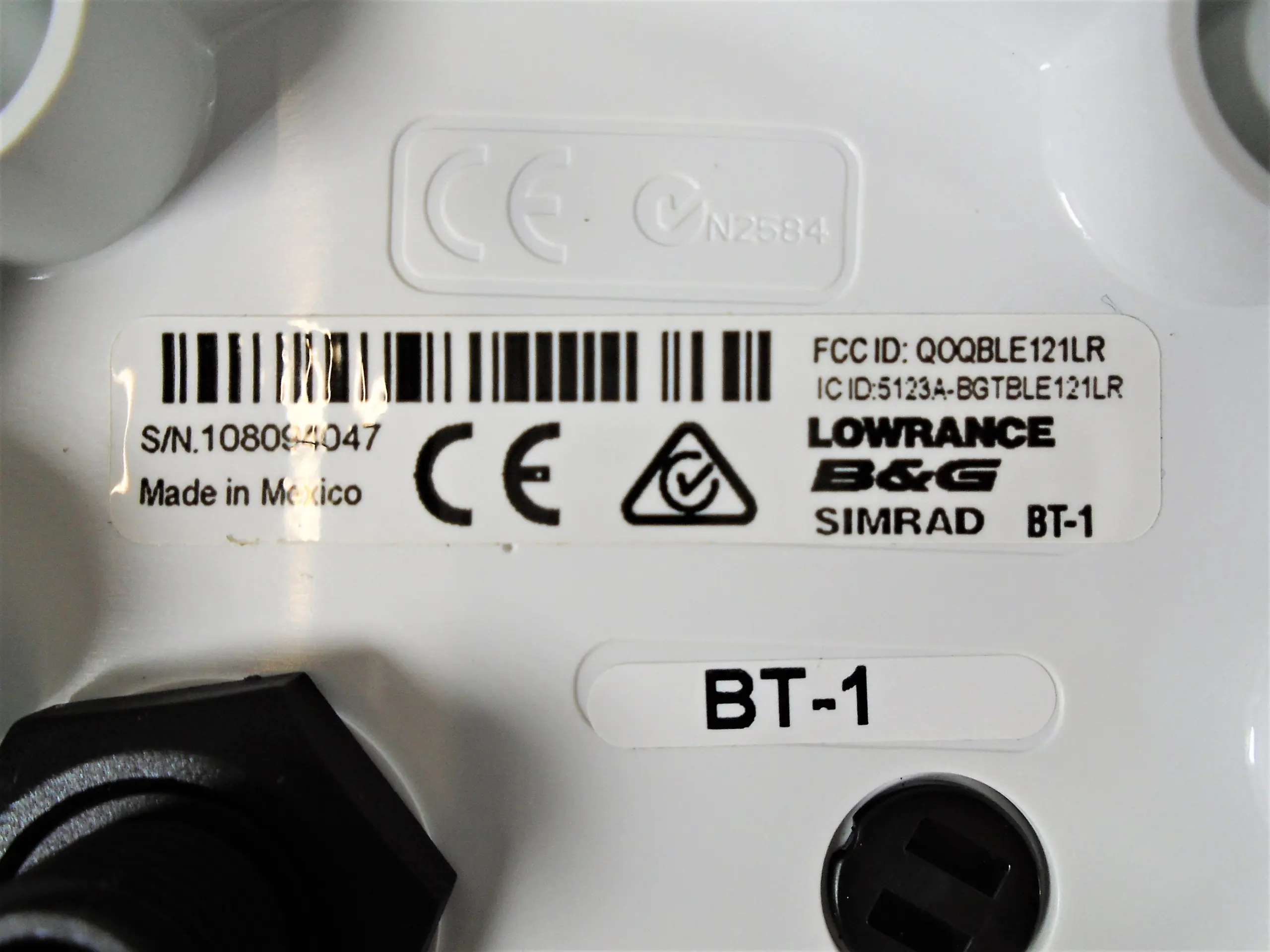 Simrad/Lowrance/B&G BT-1 WR10 Base Station Only No Cables - Max Marine ...