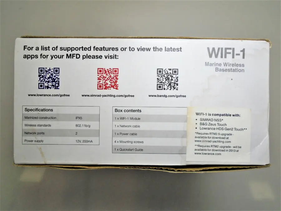 Lowrance Simrad B&G Wifi-1 Module – 000-11068-001 – New in Box - Max Marine Electronics