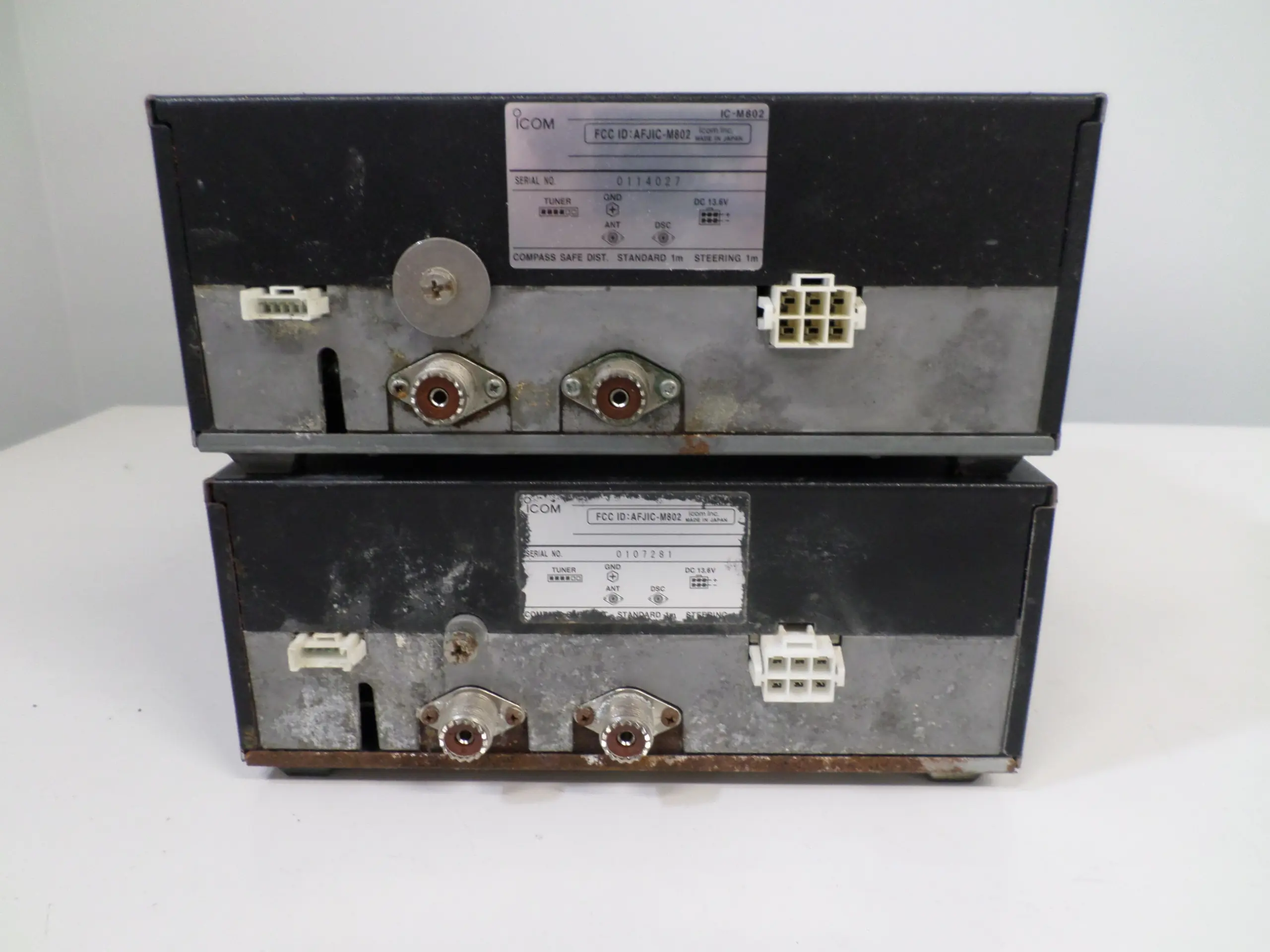 ICOM IC-M802 Single Side Band Radios Parts Lot w/ AT-140 Tuner - Max ...