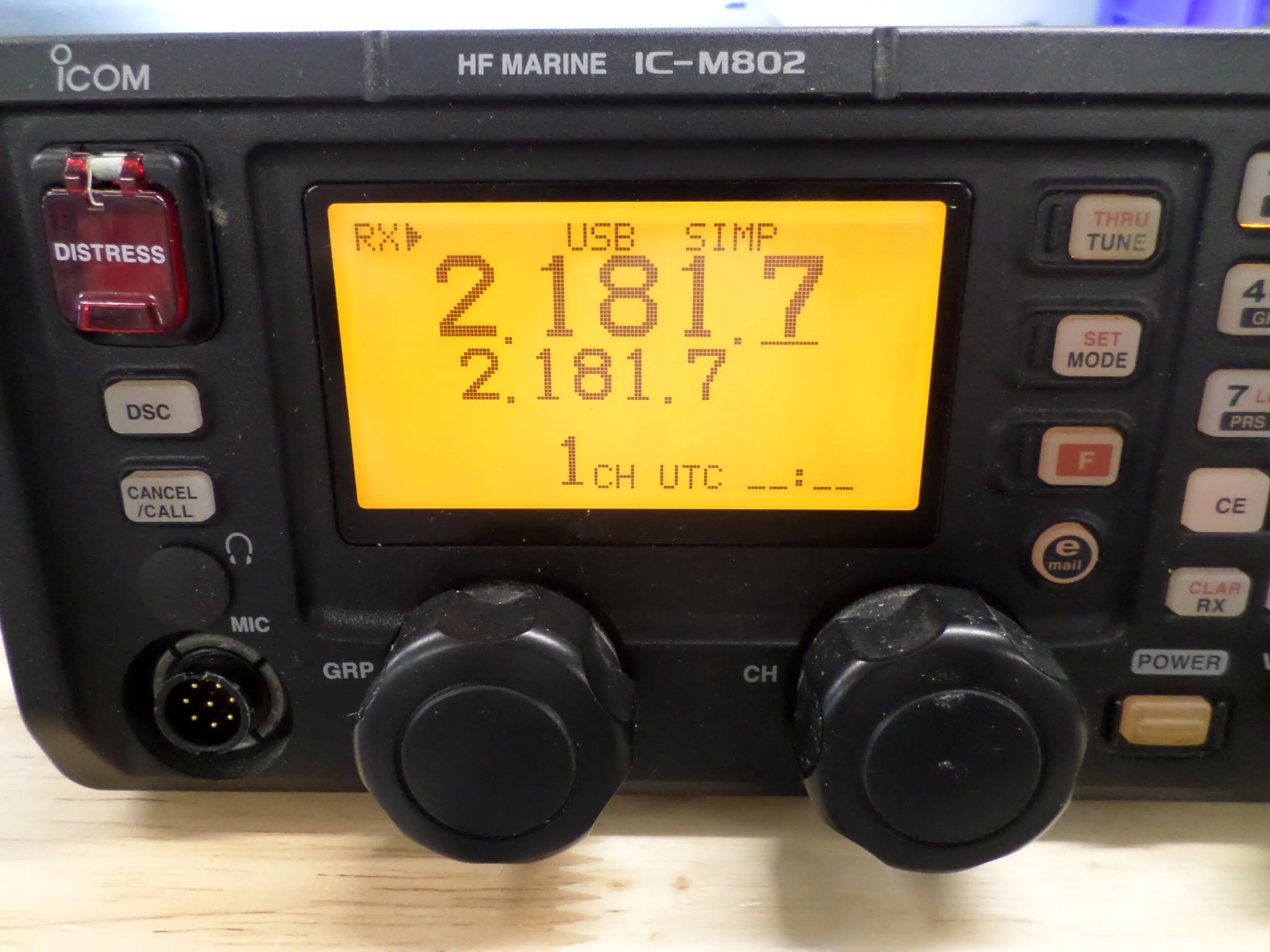 ICOM IC-M802 Single Side Band Radios Parts Lot w/ AT-140 Tuner - Max ...