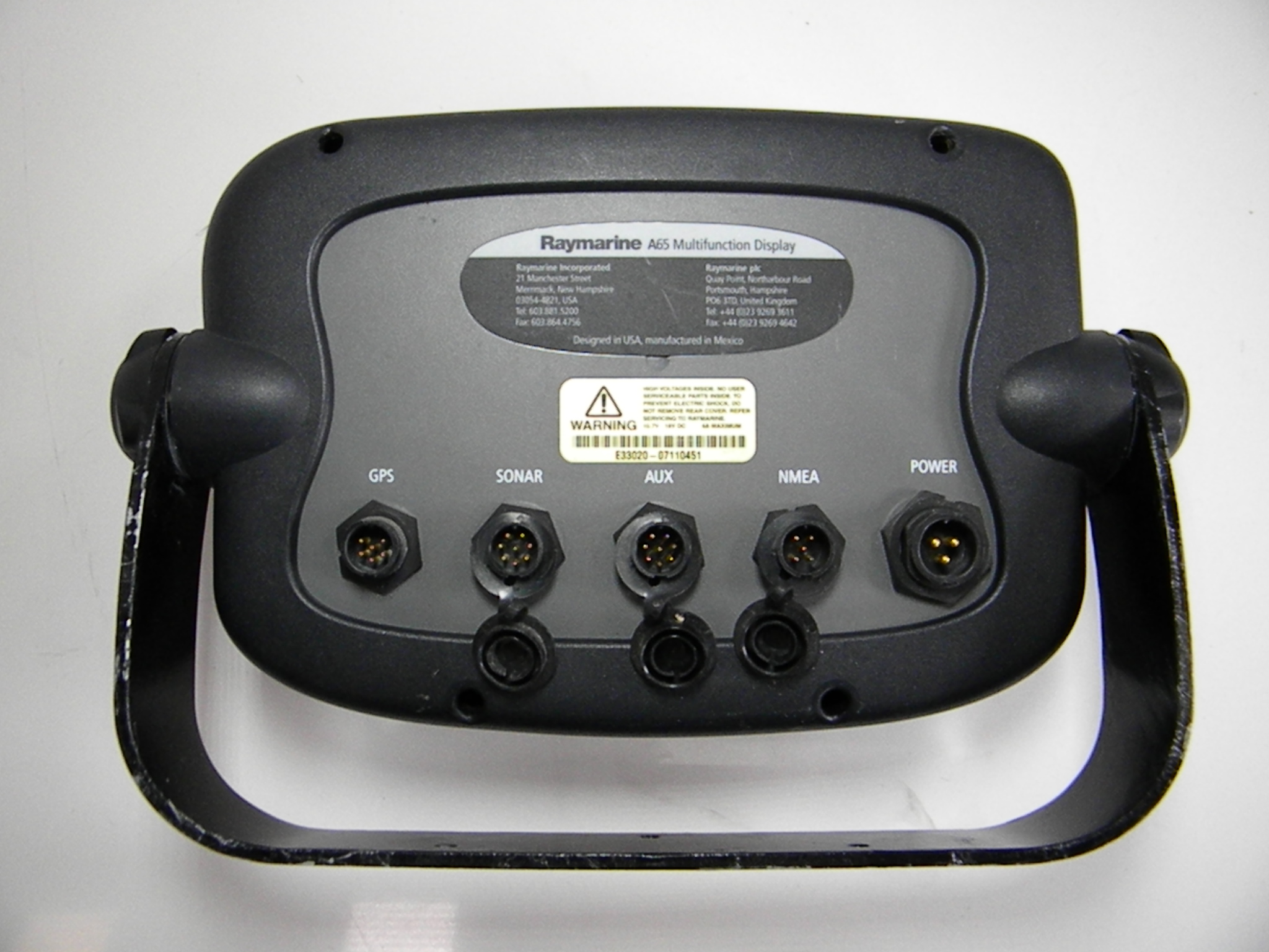 Raymarine A65 Dual Function Display w/ DSM25 & Cables -E33020 & E63070 ...