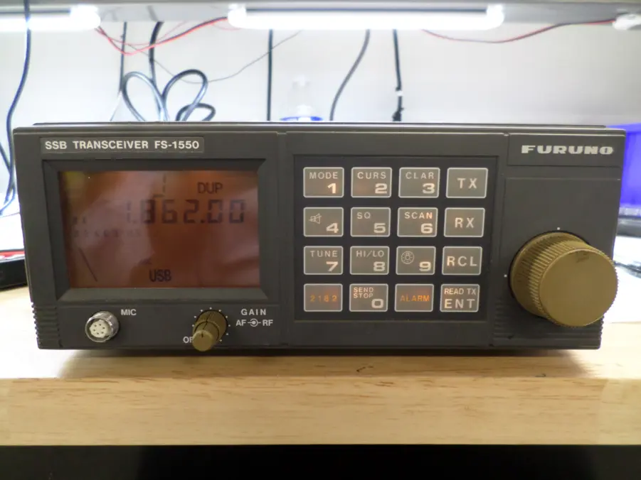 Furuno FS-1550 Single Sideband Radio with Handset, Manuals, and Tuner ...
