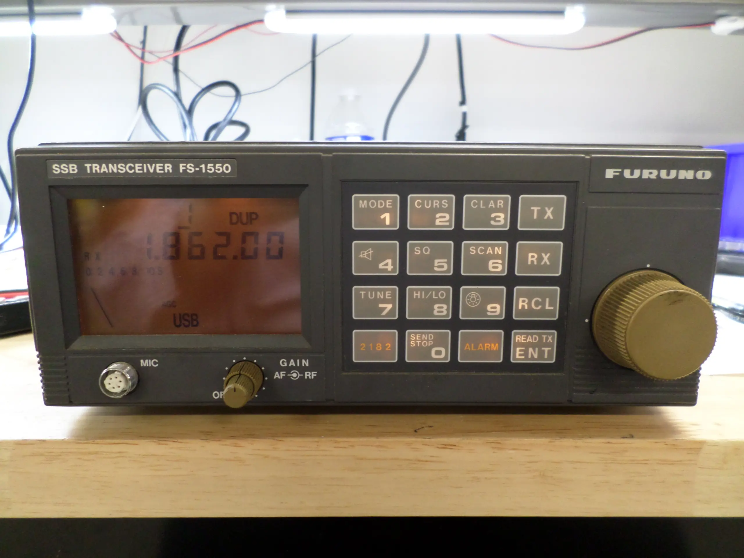 Furuno FS-1550 Single Sideband Radio with Handset, Manuals, and Tuner ...