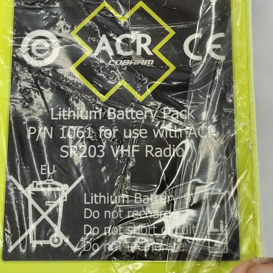 ResQLink 400 ACR Lithium Polymer Battery For SR203 VHF Radio ...