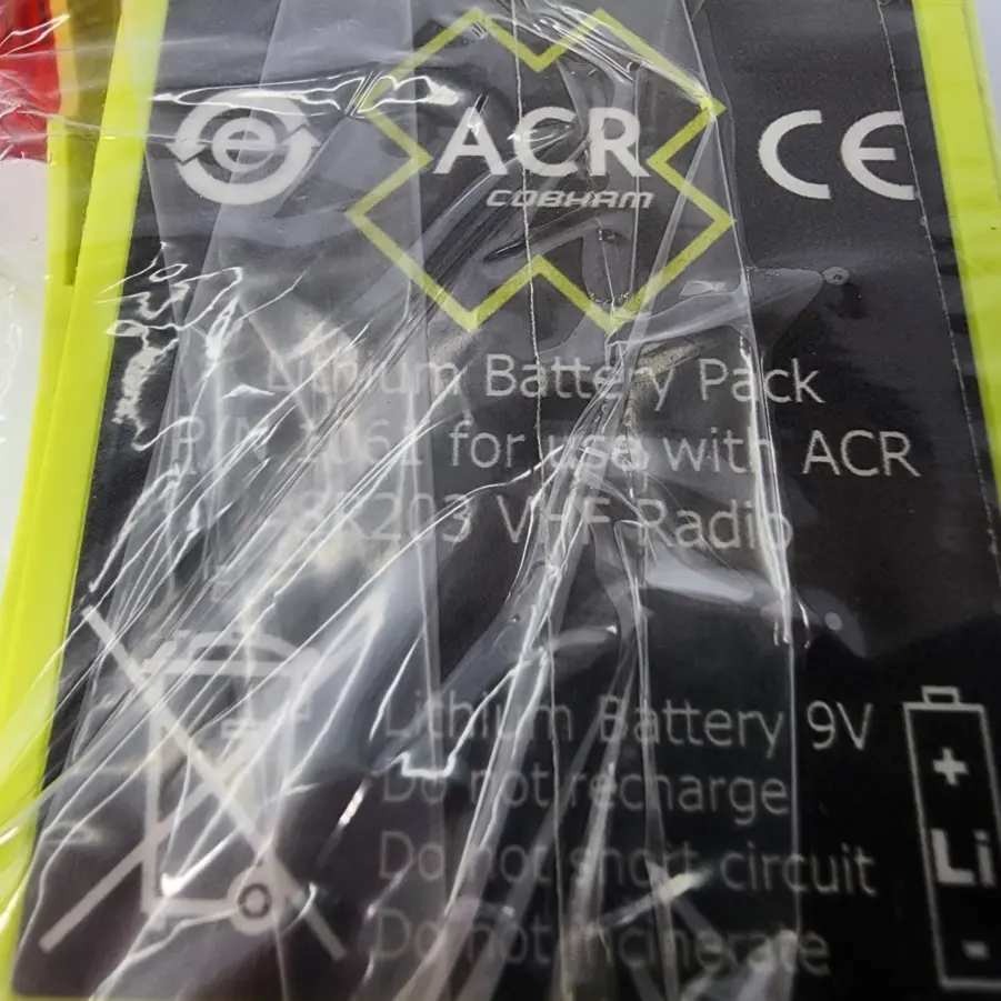 ACR 1061 Survival Battery GMDSS for SR203 VHF Radio - New - Expires ...