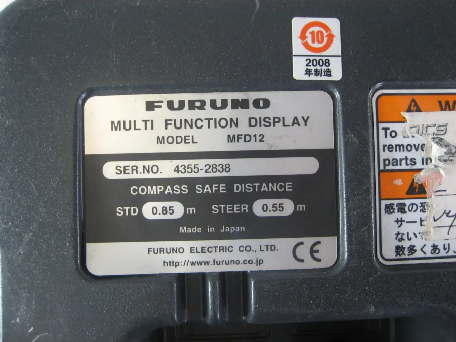 Furuno – MFD12 – NavNet 3D – Good Condition – Tested ~ Updated - Max ...