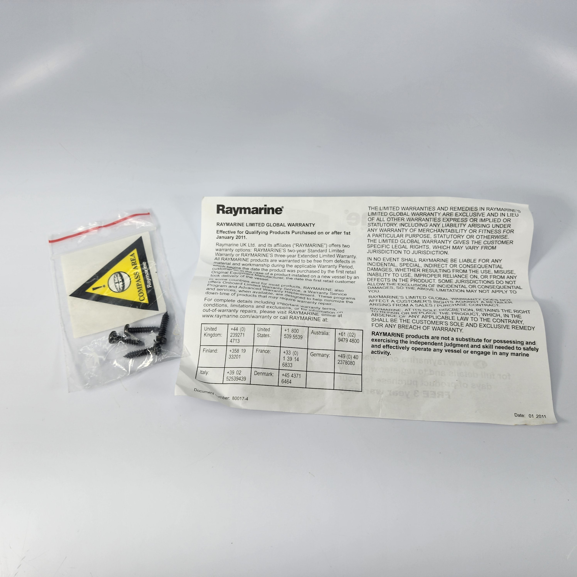 Raymarine Fluxgate Compass Module M81190/E12205 Raytheon Autohelm - New ...